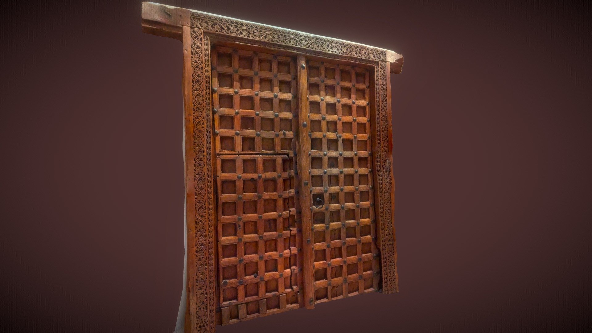 Omani Door - Download Free 3D model by ben.townsend [f53da84] - Sketchfab