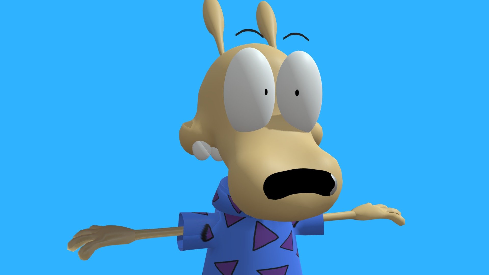 Rocko V2 - Download Free 3D model by Zachary the Rocko Guy ...