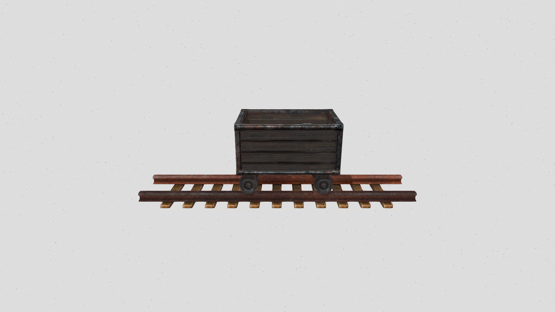 Old mine rail - 3D model by AneeshVenkatachalam [f540990] - Sketchfab