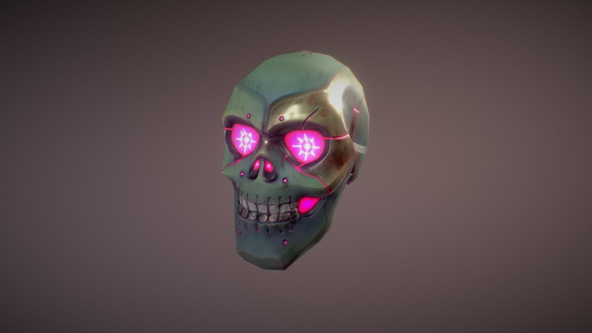 B2C3 Skull - Chara Design - 3D model by JuliePlak [f540ddf] - Sketchfab