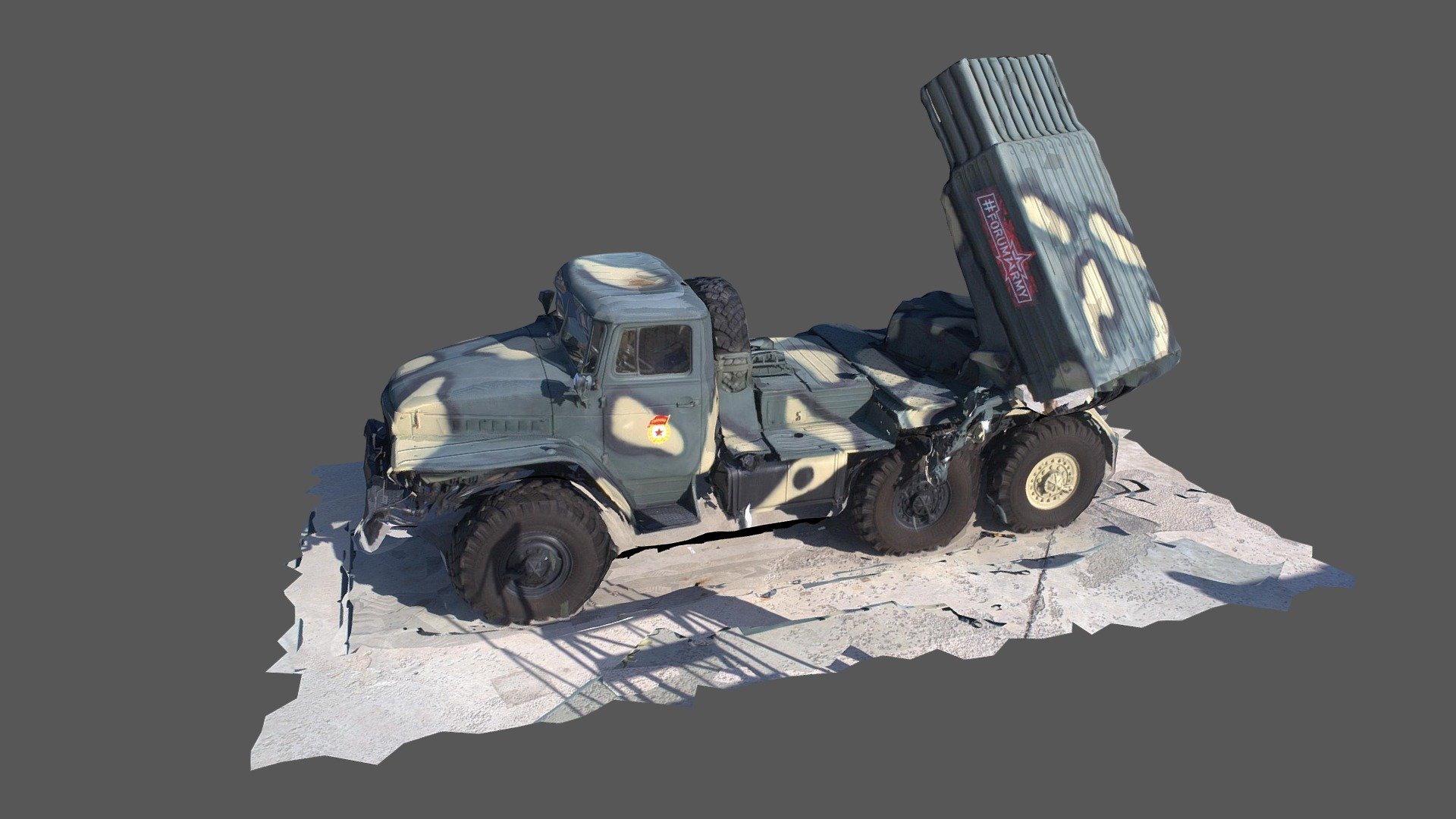 BM-21 "Grad" - 3D model by roman-permyakov [f54161a] - Sketchfab