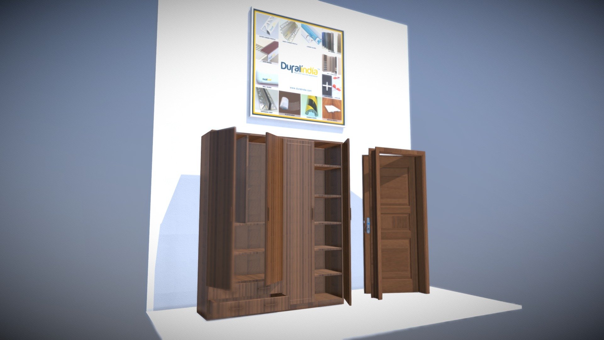 WPC Cupboard - 3D model by blinkcreative [f545195] - Sketchfab