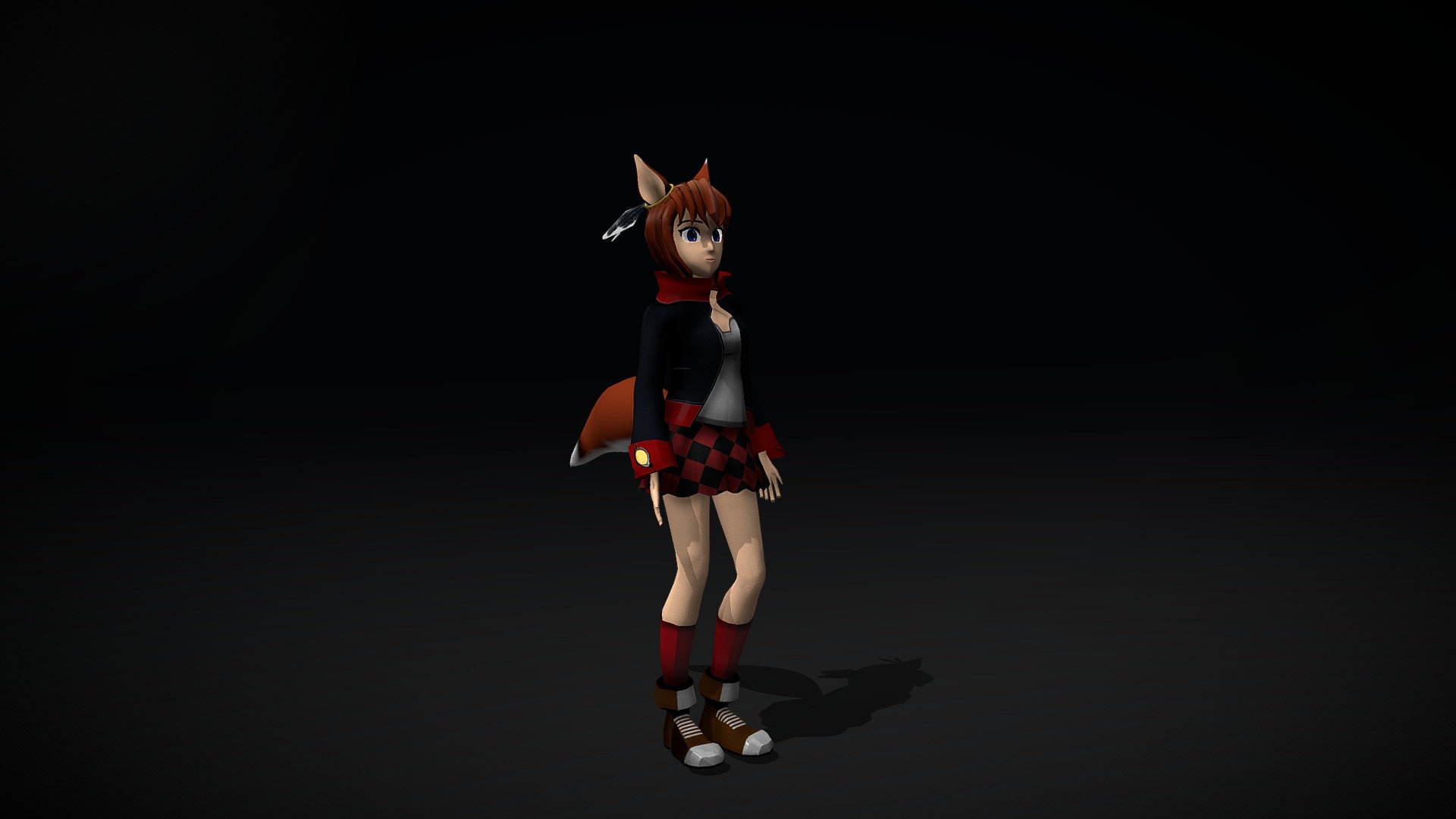 Chica Zorro (FOX GIRL) - 3D model by Juan.Fran.Marante.Estelles ...