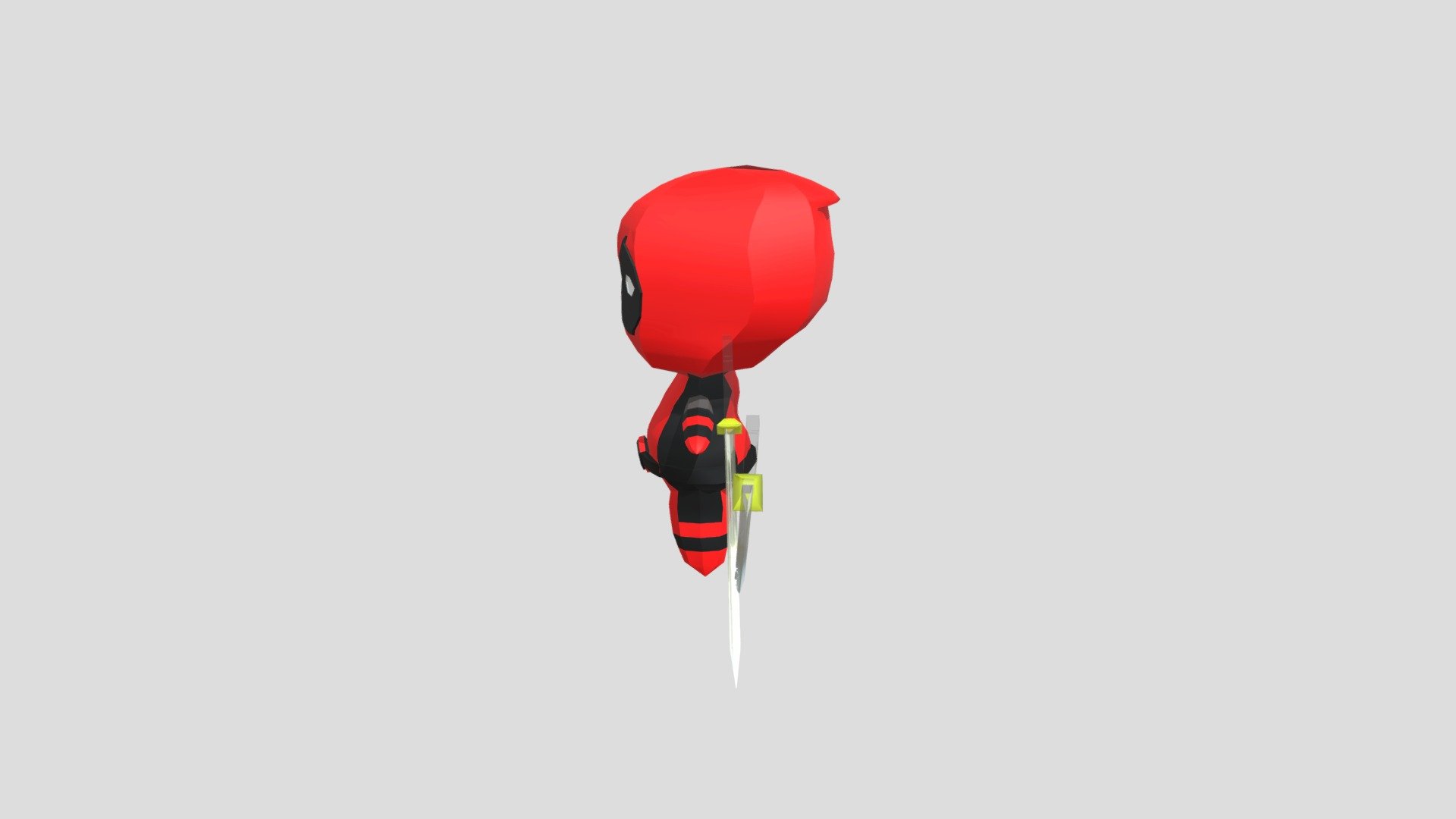 Deadpool1 - 3D model by Khangcao [f5494b0] - Sketchfab