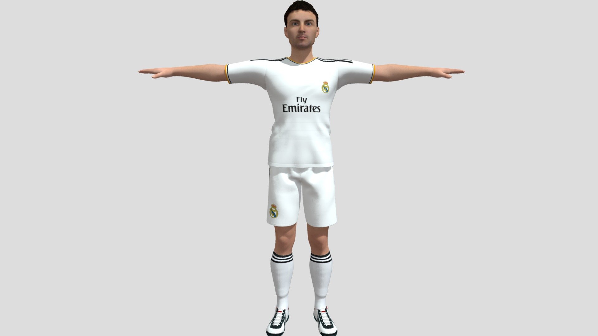 Soccer Player Real Madrid - Buy Royalty Free 3D model by trish.j2109 ...