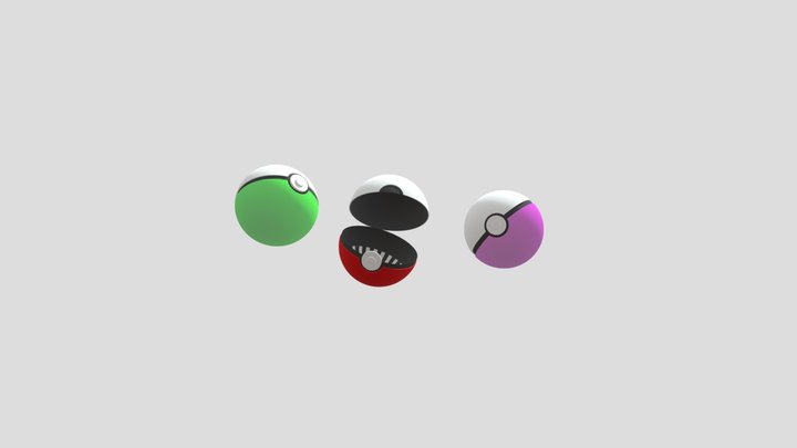 Pokeball 3D models - Sketchfab