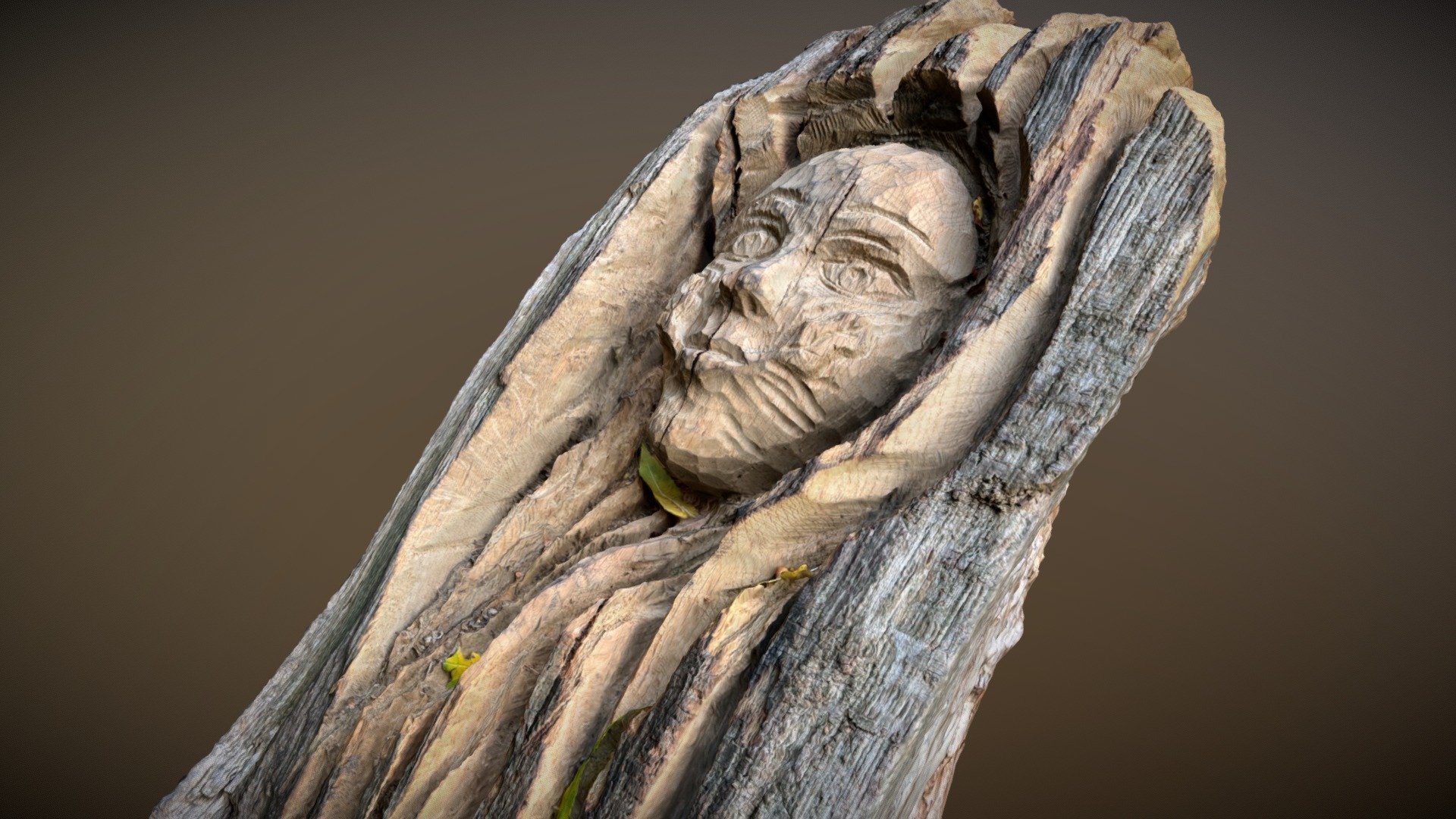 Face wooden carving - Buy Royalty Free 3D model by blackfirefilms ...