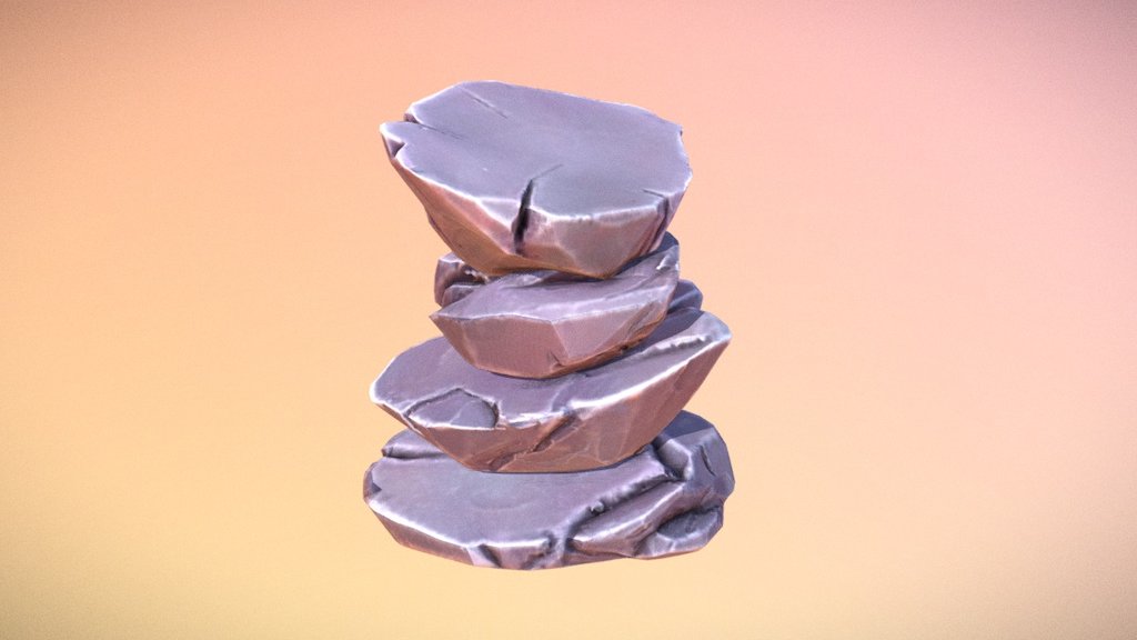 Low poly rock - 3D model by mataba [f54e811] - Sketchfab