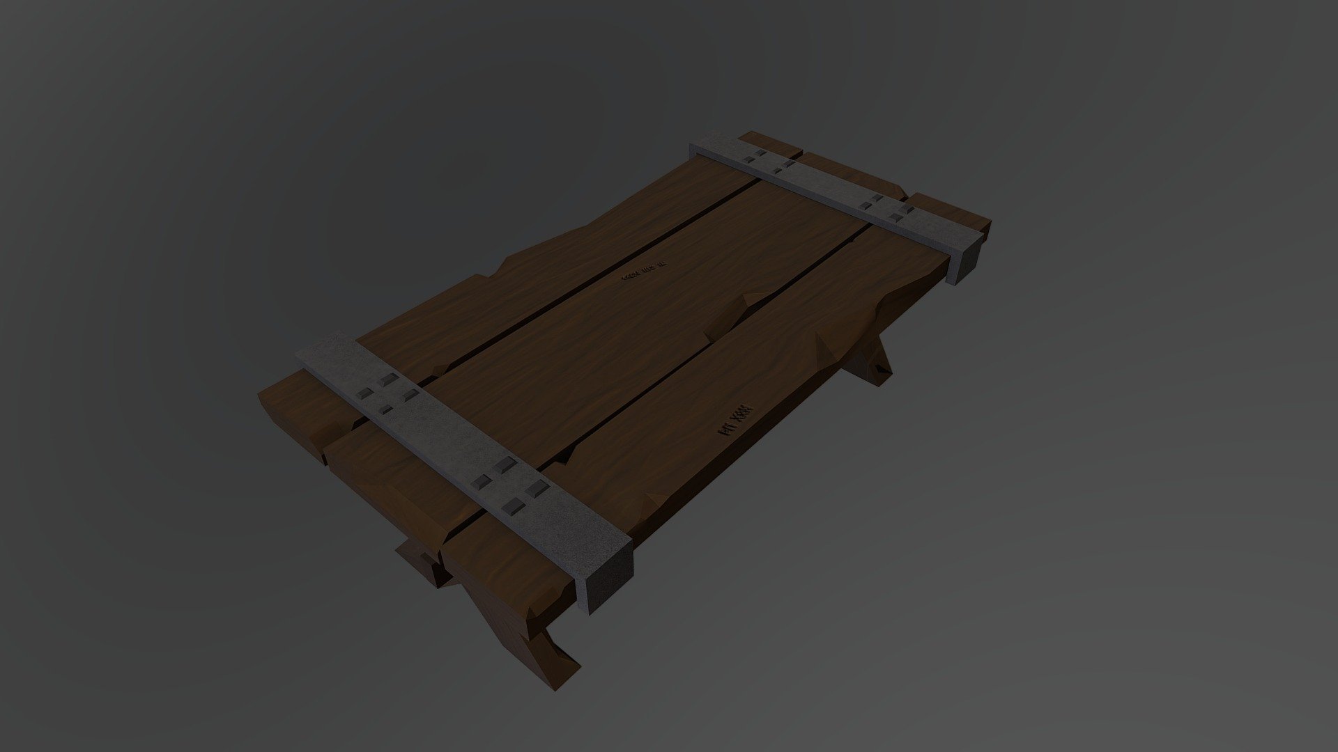 Wooden Table Prop - 3D model by Mark.I.B [f5523ca] - Sketchfab