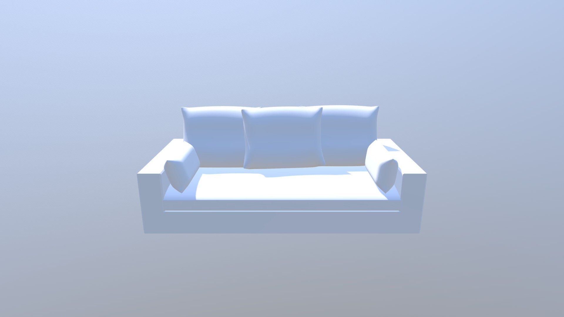 Basic couch - 3D model by gr4yscal3 [f55328b] - Sketchfab