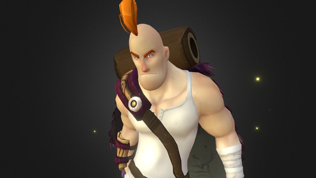 The Strong Dude - 3D model by Trik [f5533bb] - Sketchfab