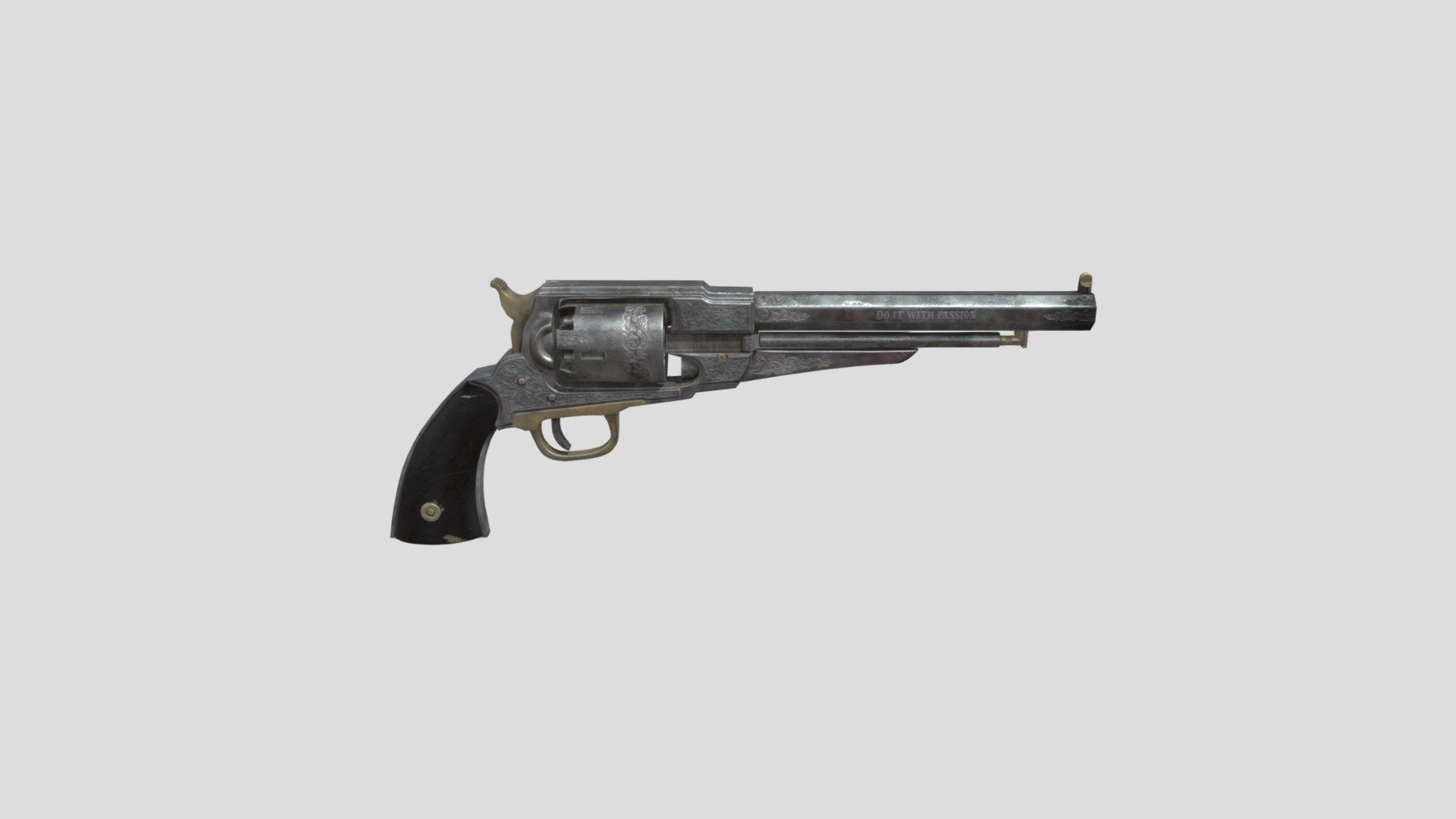 1858 Remington Revolver - 3D model by Asza_sza (@Vinithecat) [f55882c ...
