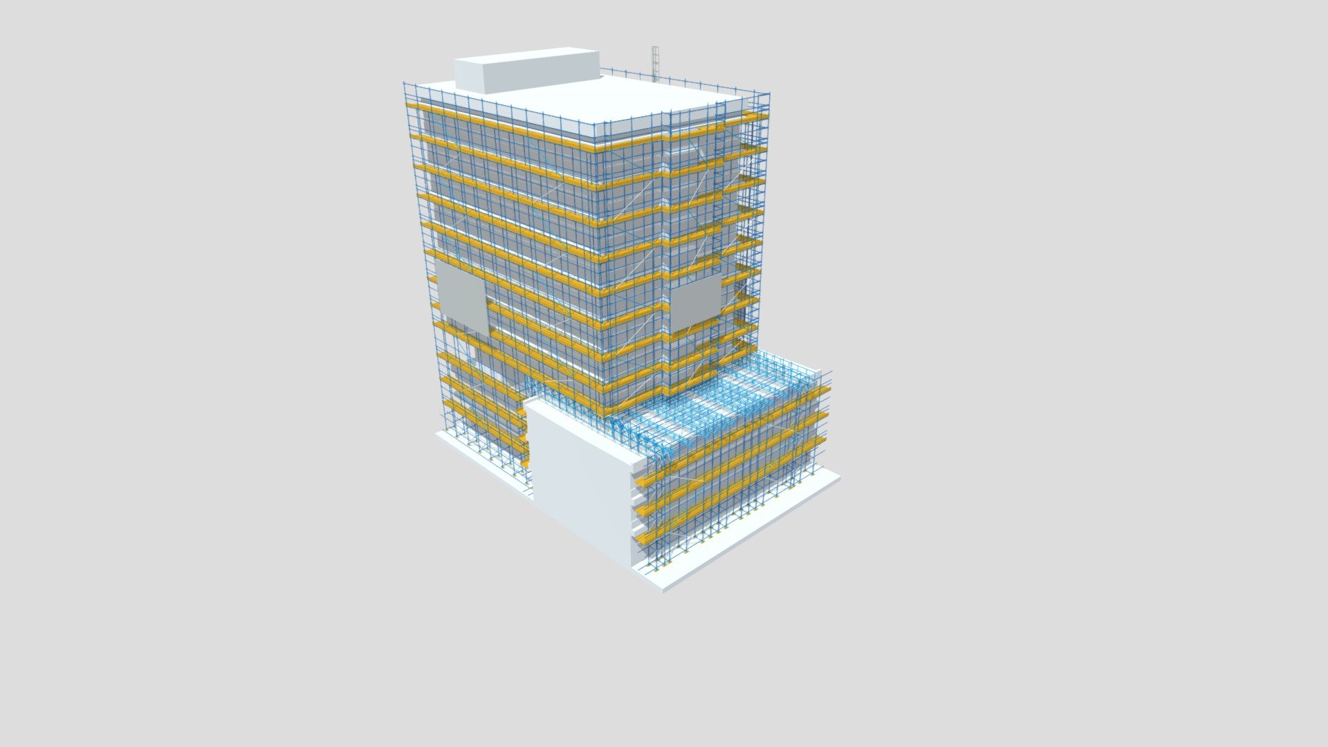 Scaffold To Main Tower - 3D model by Ultimate Design Studio ...