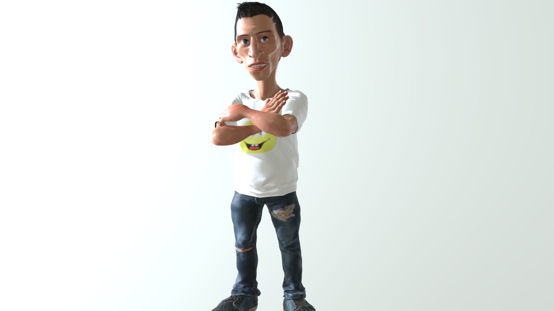 Sam Smiley - Buy Royalty Free 3D model by RCK Creators (@raikal ...
