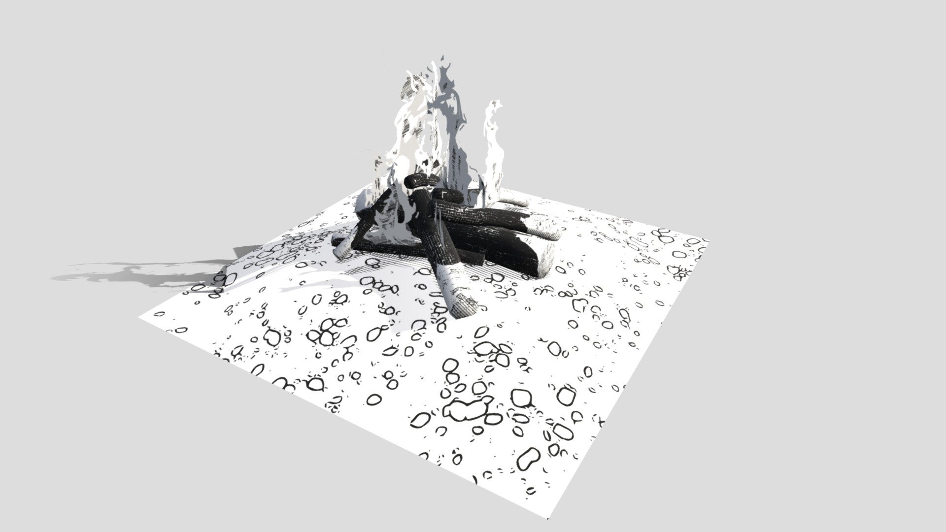 Stylized Camp Fire - Buy Royalty Free 3D model by kambur [f55b578 ...