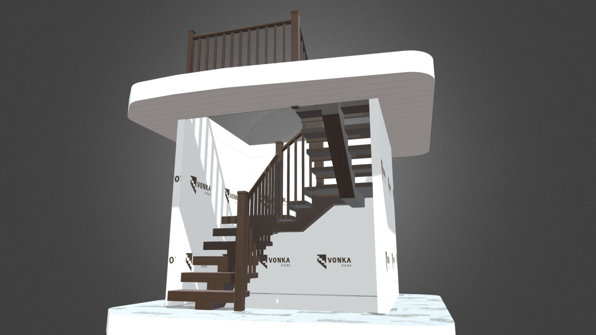 James v1 - Download Free 3D model by Arek @ Vonka Stairs (@A.Vonka ...