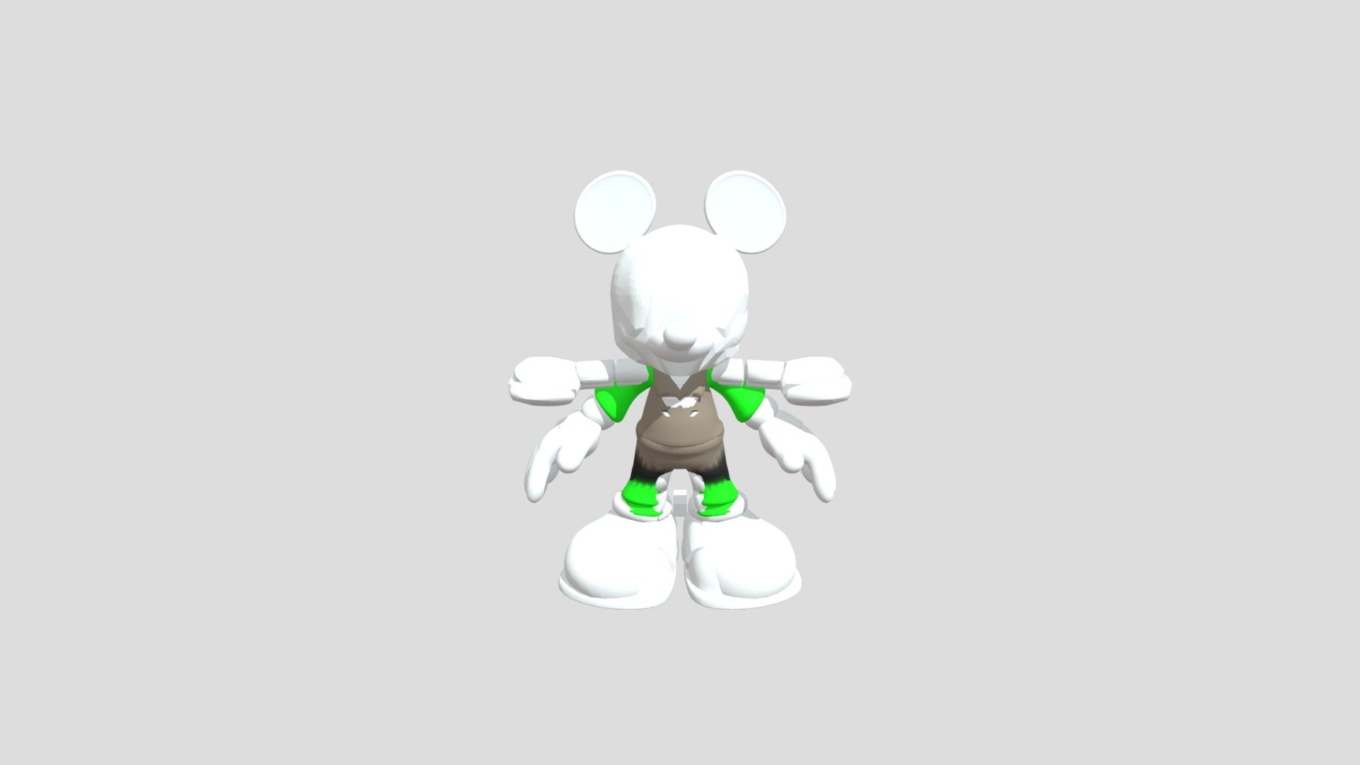 Mickey Mouse - Download Free 3D model by joelkokot2 [f55e734] - Sketchfab