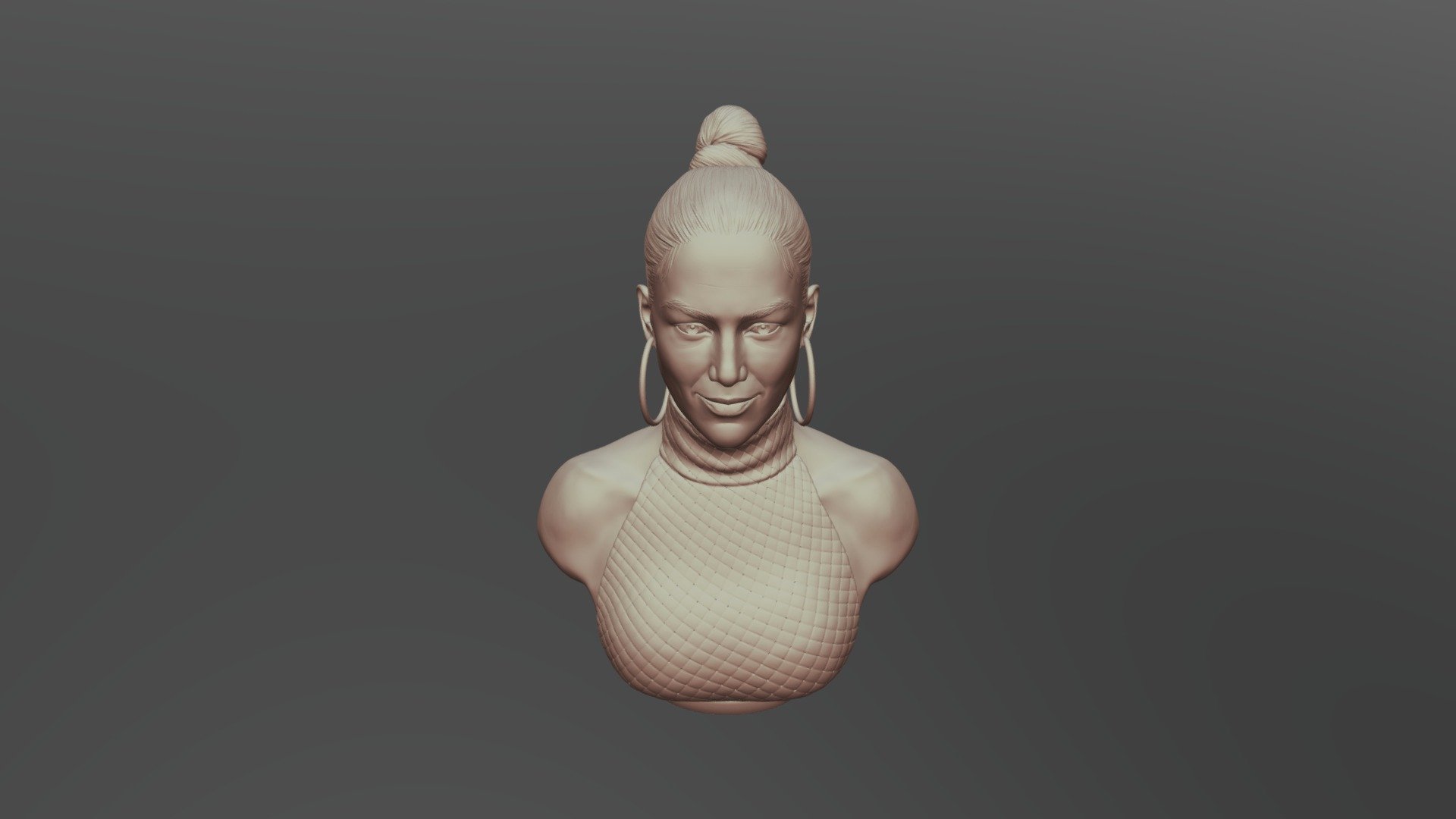 Jennifer Lopez sculpture Ready to Print 3D - Buy Royalty Free 3D model ...