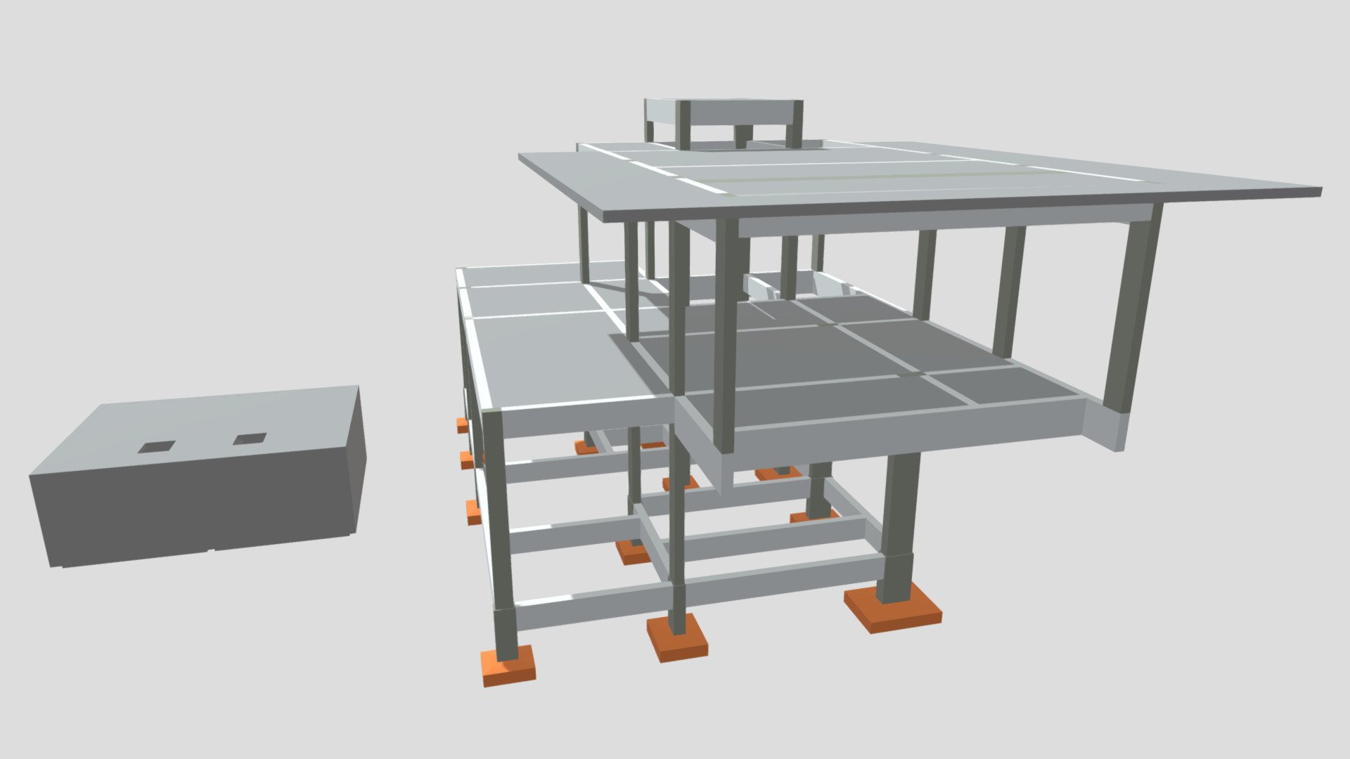 GALPÕES QUEIMADAS - ESTR - 3D model by polyengenharia [f562c40] - Sketchfab