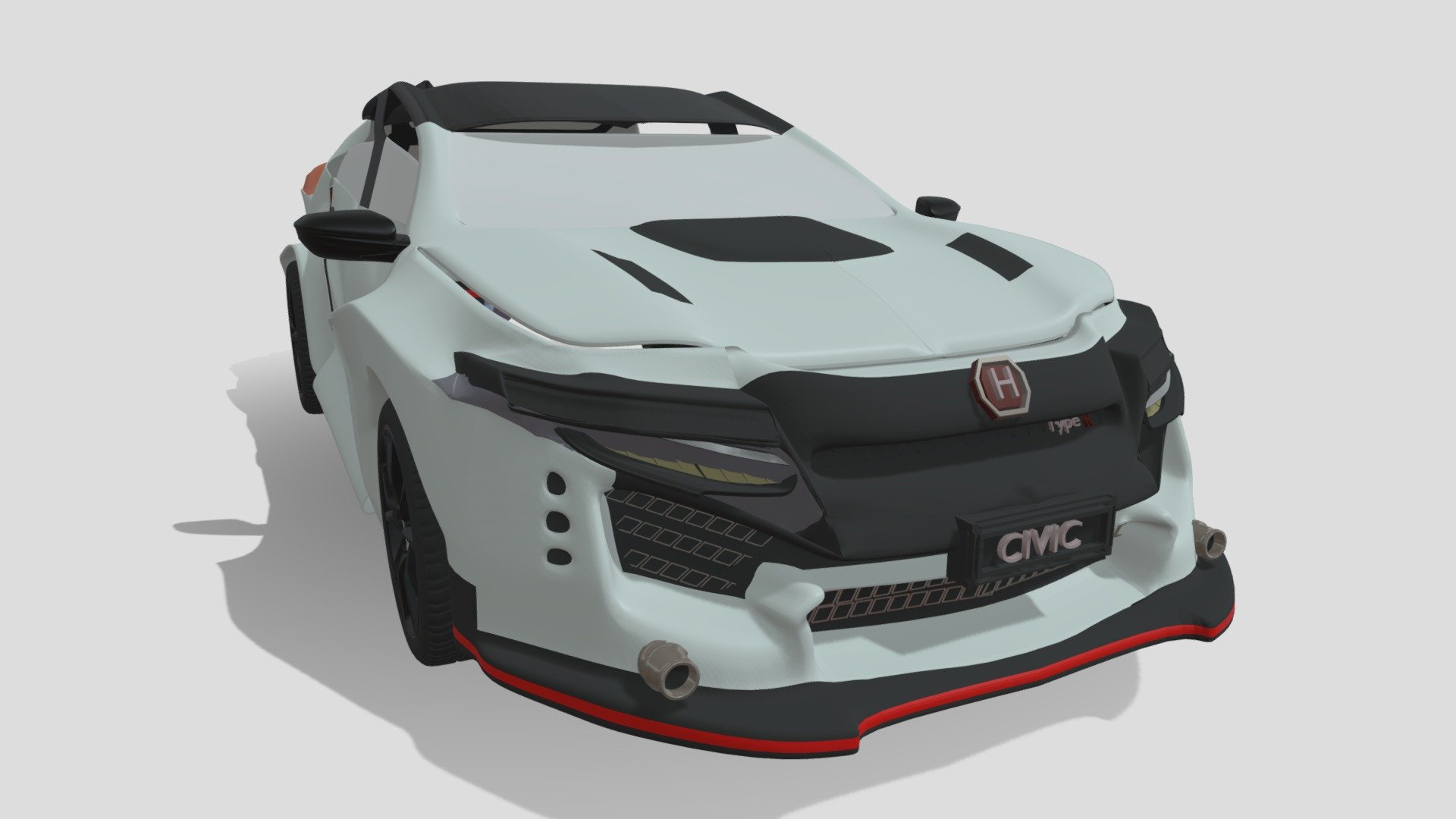Civic Type R - Varis - Download Free 3D model by Jamal_18 [f564cac ...