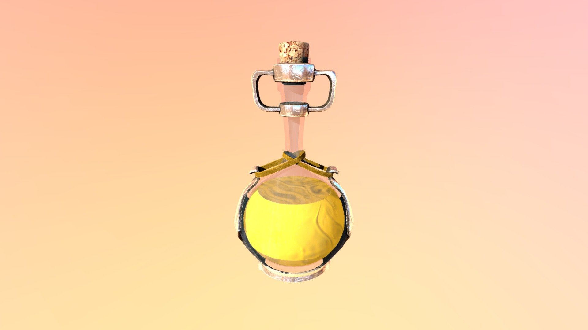 Potion_Stamina_Elixir_game_ready_asset - 3D model by Qadir24 [f5668e6 ...