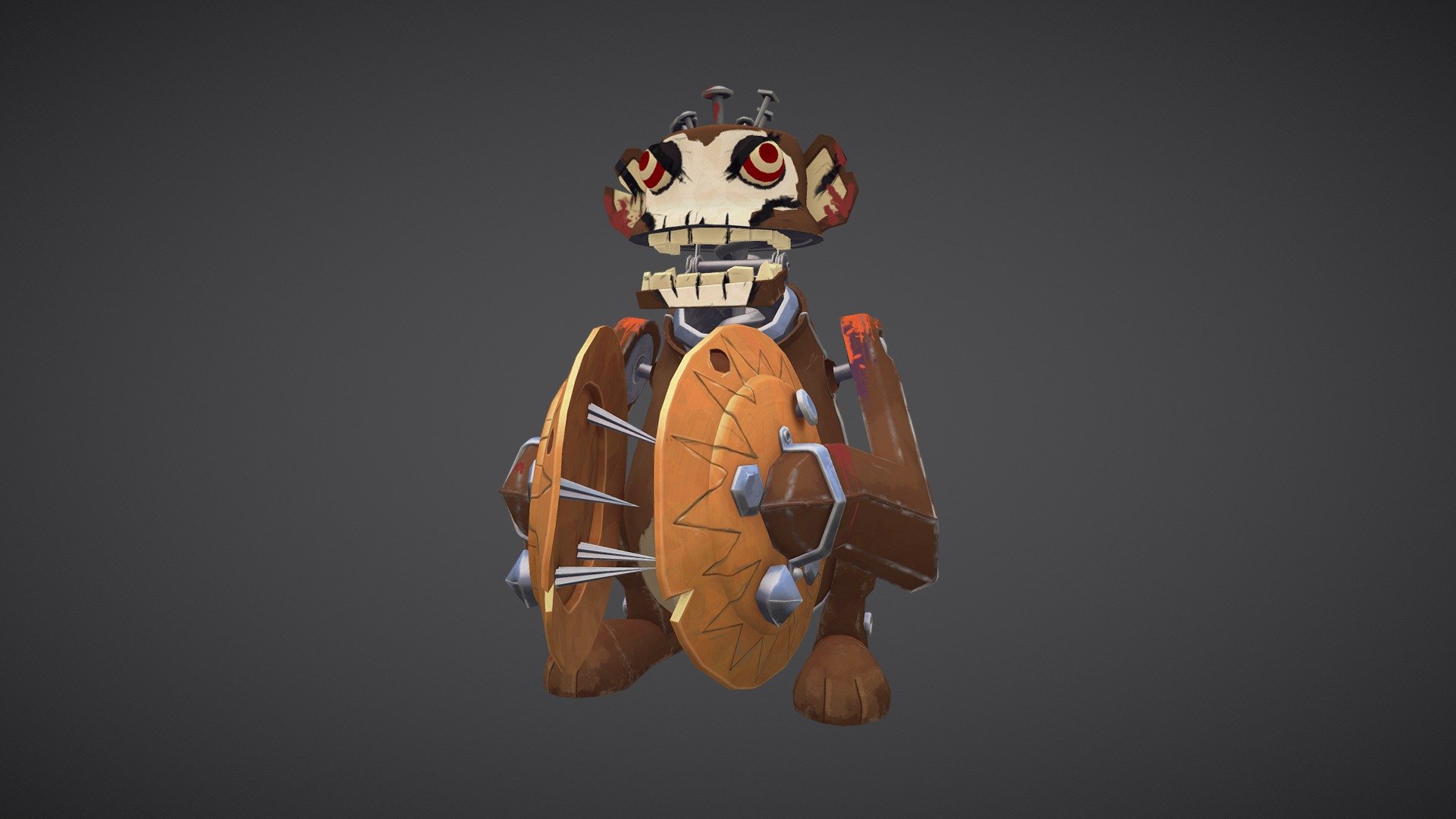 Jinx's monkey - 3D model by Elizaveta_Marchenko [f566f65] - Sketchfab