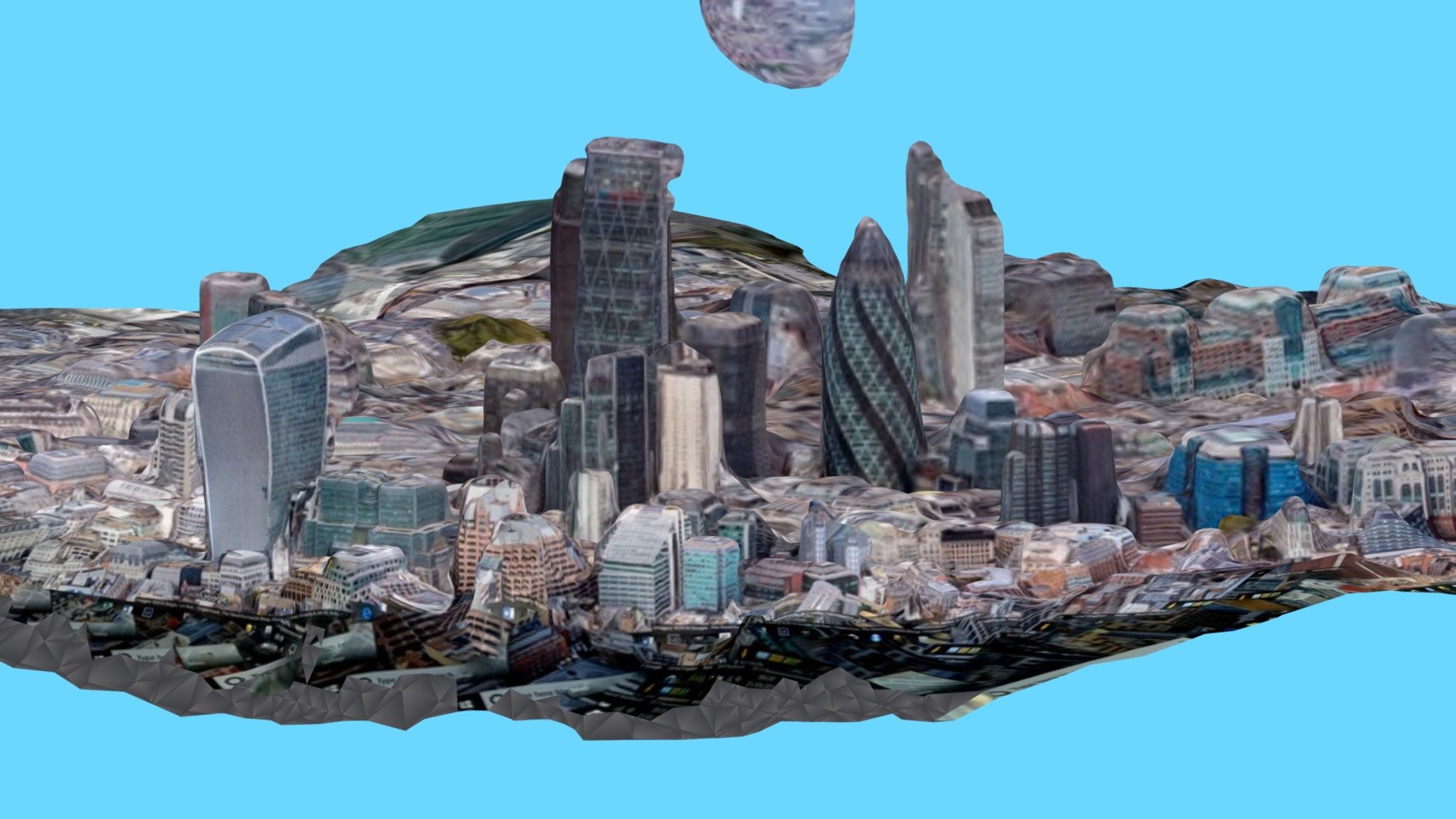 City 3D - 3D model by Ben Jones (@1benjones) [f567e74] - Sketchfab