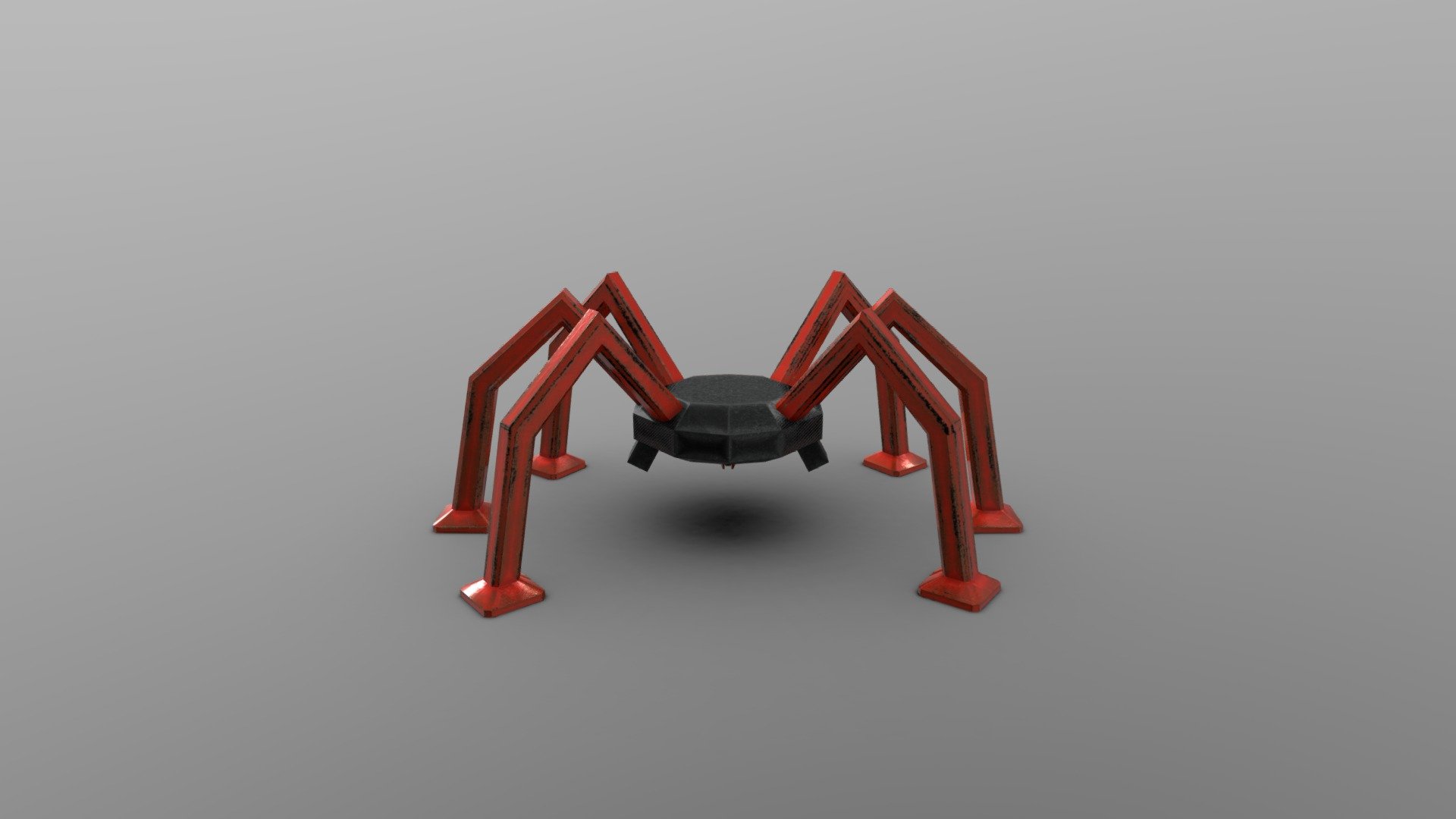 Low-Poly Spider Mech - Download Free 3D model by CatChristina [f568faf ...