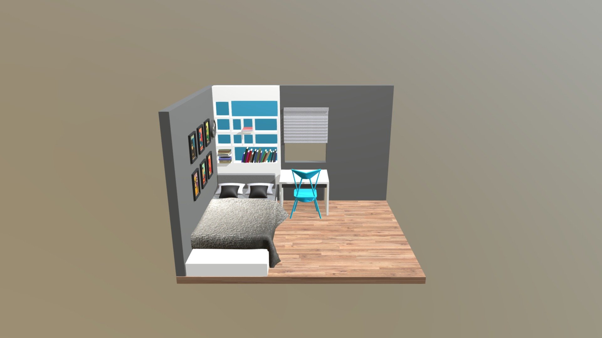 Quarto - 3D model by marinaalonso2005 [f56a0fb] - Sketchfab