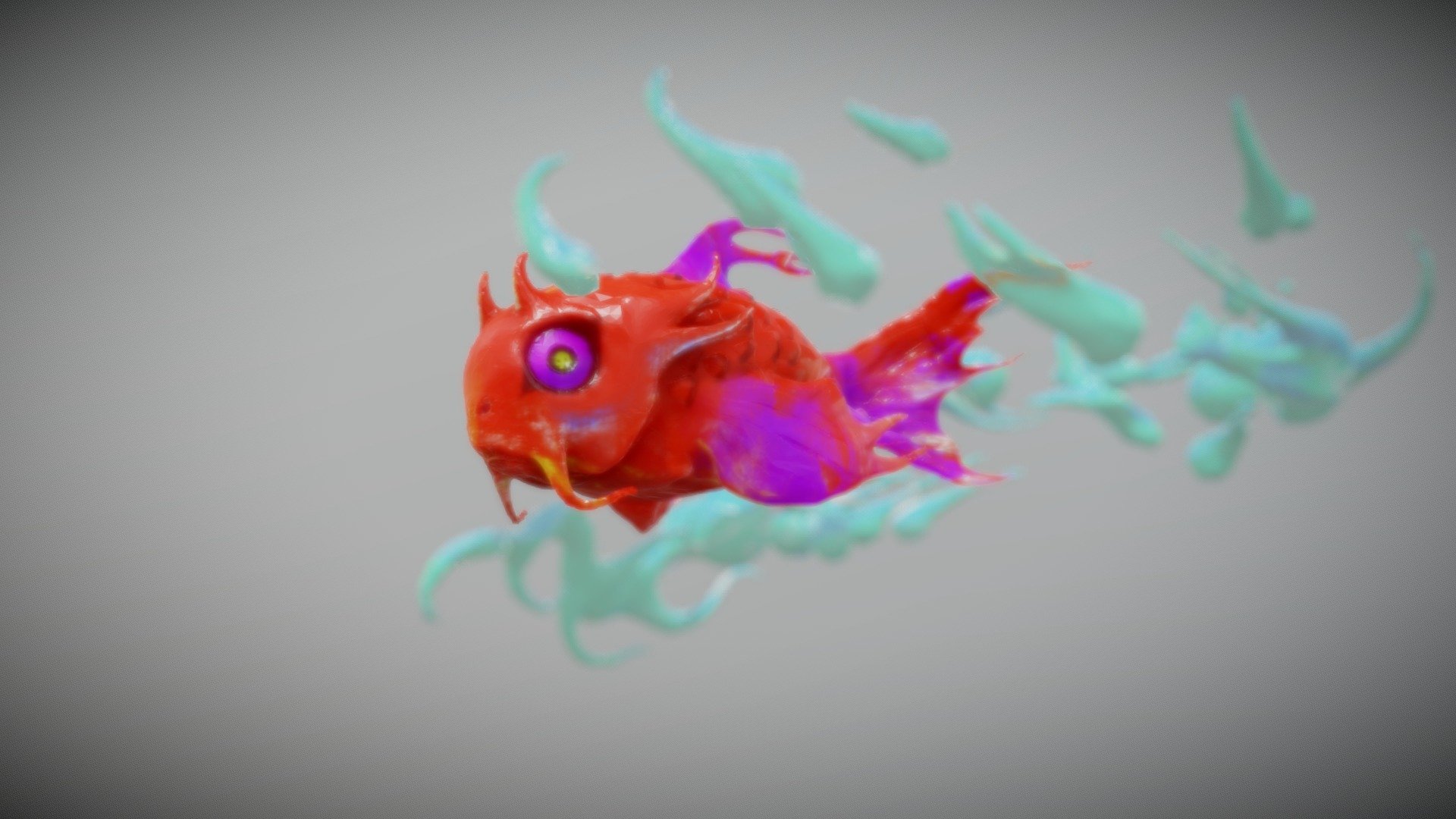 skull eyed fish - 3D model by Chaitanya Krishnan (@chaitanyak) [f56a4d5 ...