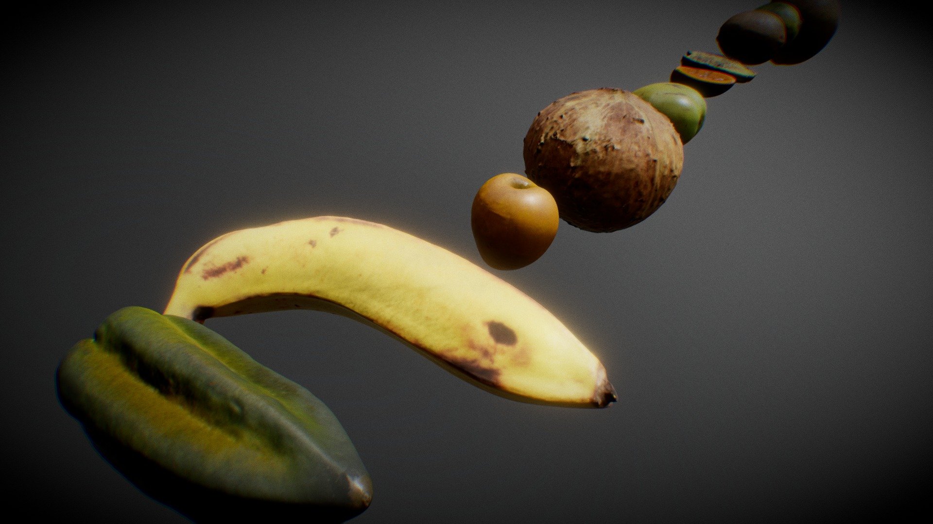 2K Fruits Pack Vol01 - 3D model by ADrealtime [f56adb0] - Sketchfab