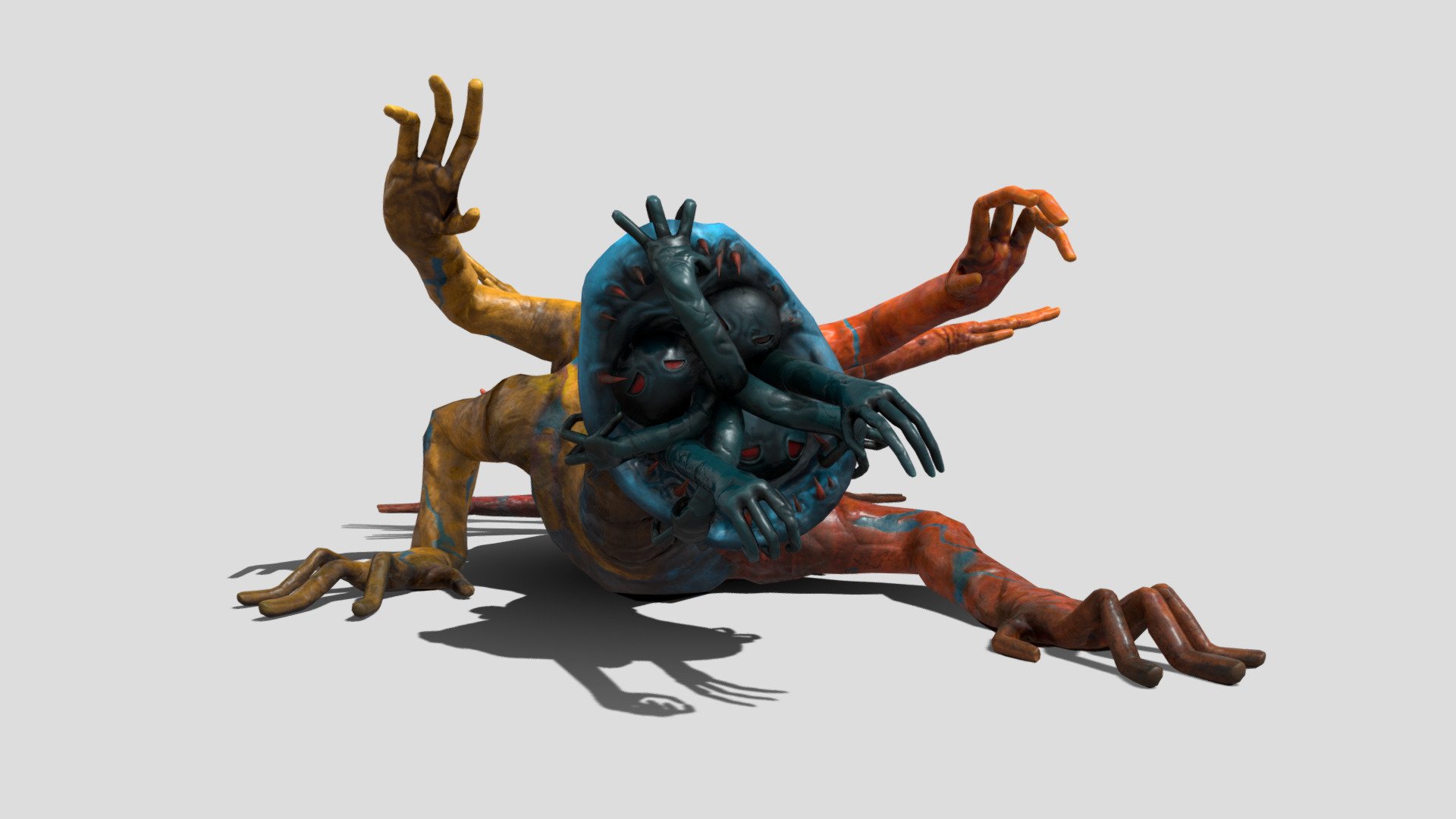 Poppy Playtime Chapter 4 Doey The Stalker Download Free 3D Model By