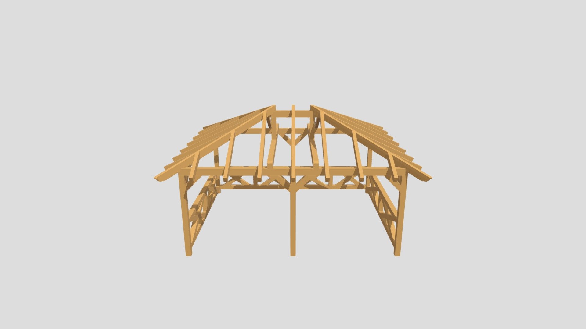 Pavillon-Walmdach 13 - Download Free 3D model by holz-bauplan.de ...