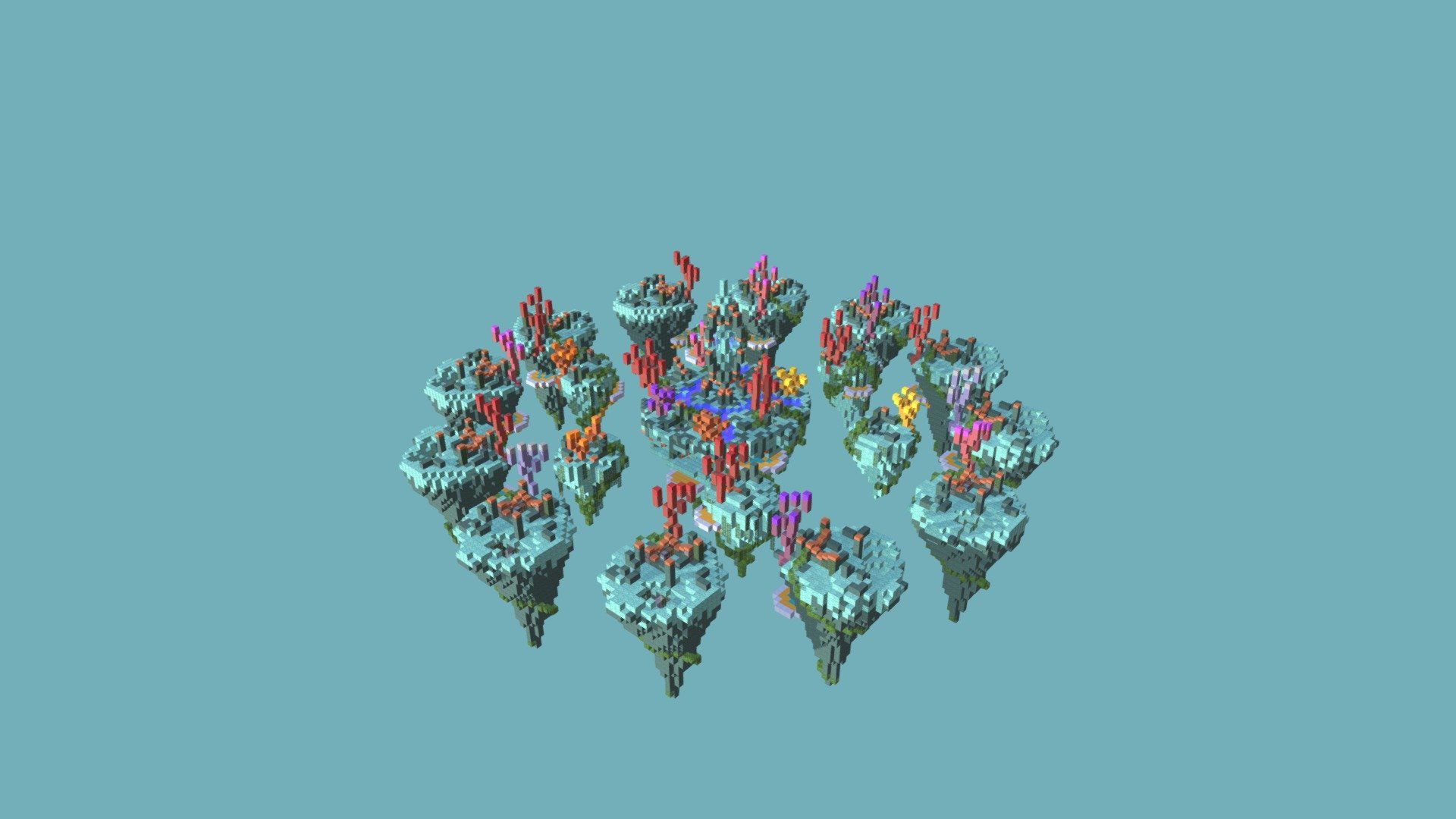 Sky Wars - 3D model by onx_minecraft [f56d024] - Sketchfab