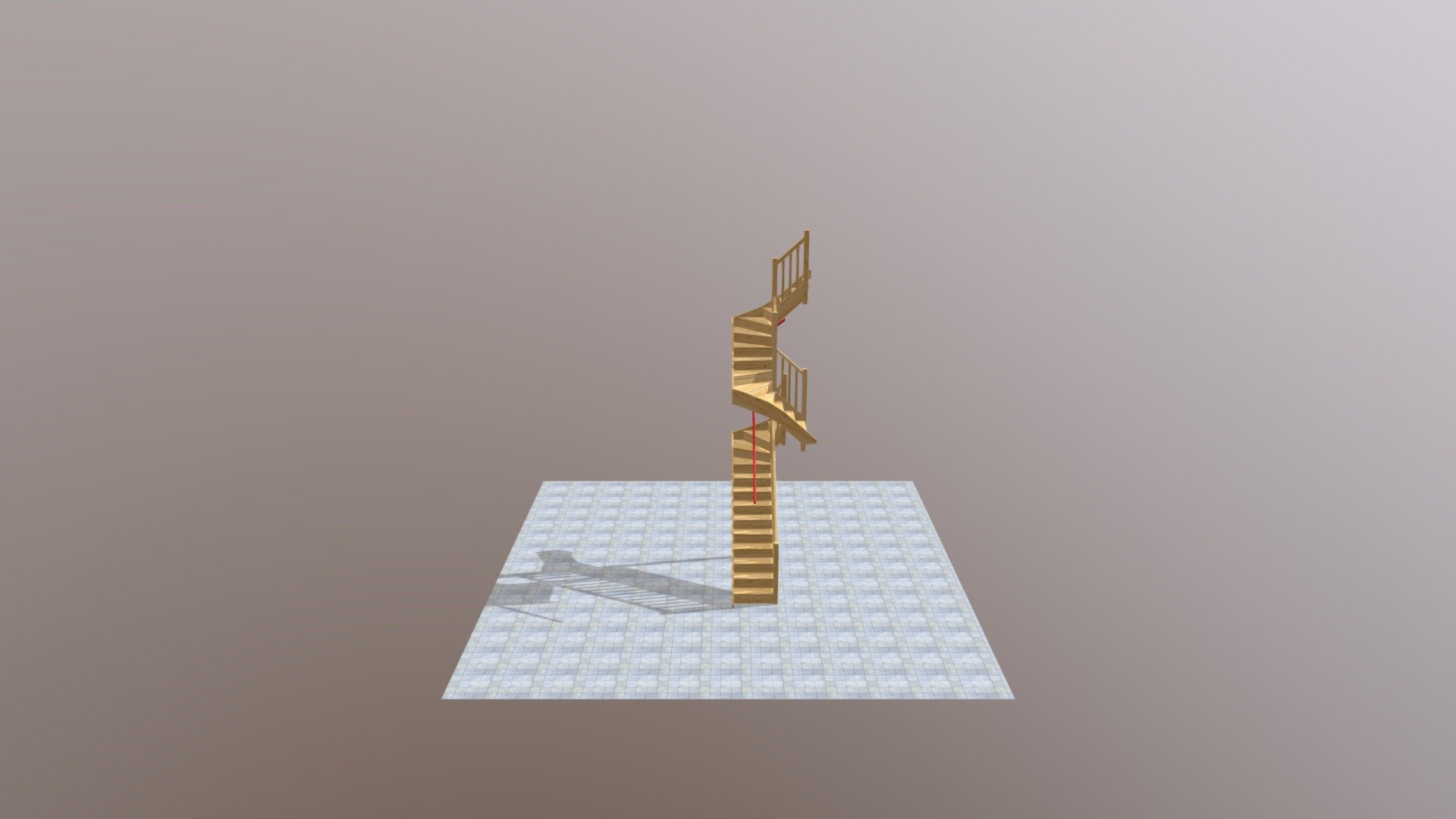 Stair Con - 3D model by damian1 [f56d5de] - Sketchfab