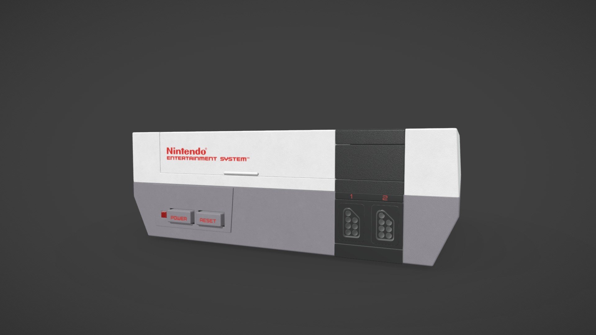 Nintendo NES Console - Buy Royalty Free 3D model by Ben Berger ...