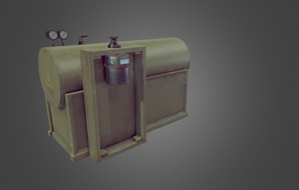 Reactant Tank - 3D model by Kim MacNeil (@dreamsin3d) [f56ed2f] - Sketchfab