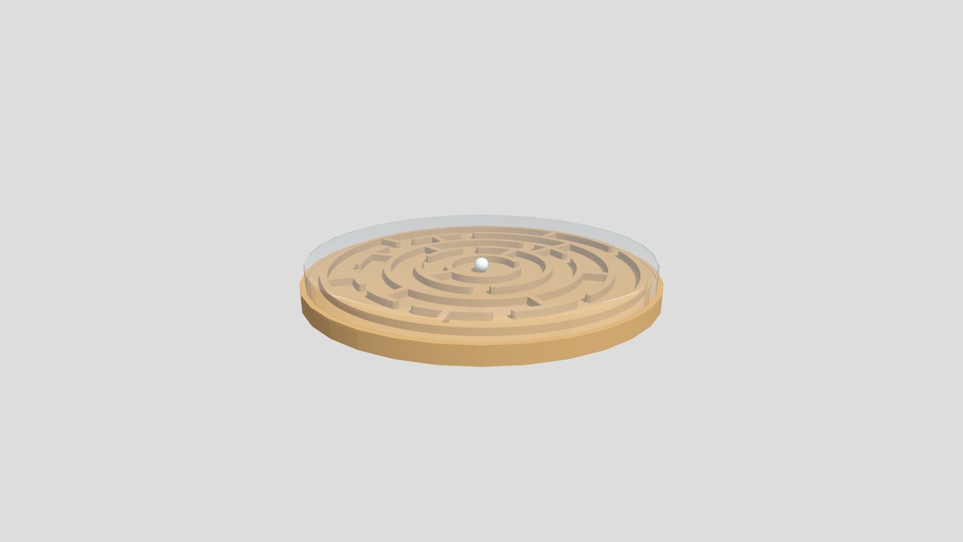 Circular Maze with Lid - 3D model by Ayse35 [f5707db] - Sketchfab