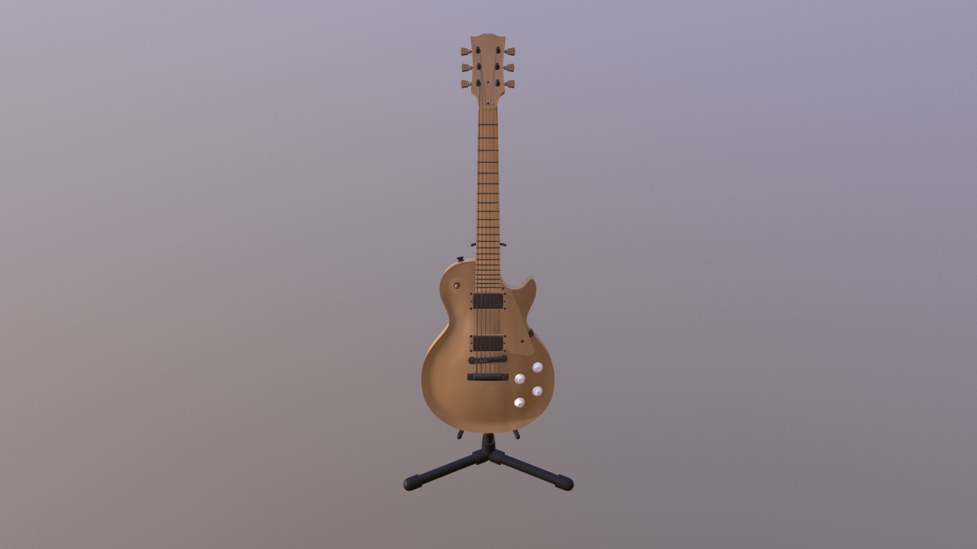 Guitar - 3D model by decreative (@ruangtakhinggasekali) [f571407 ...