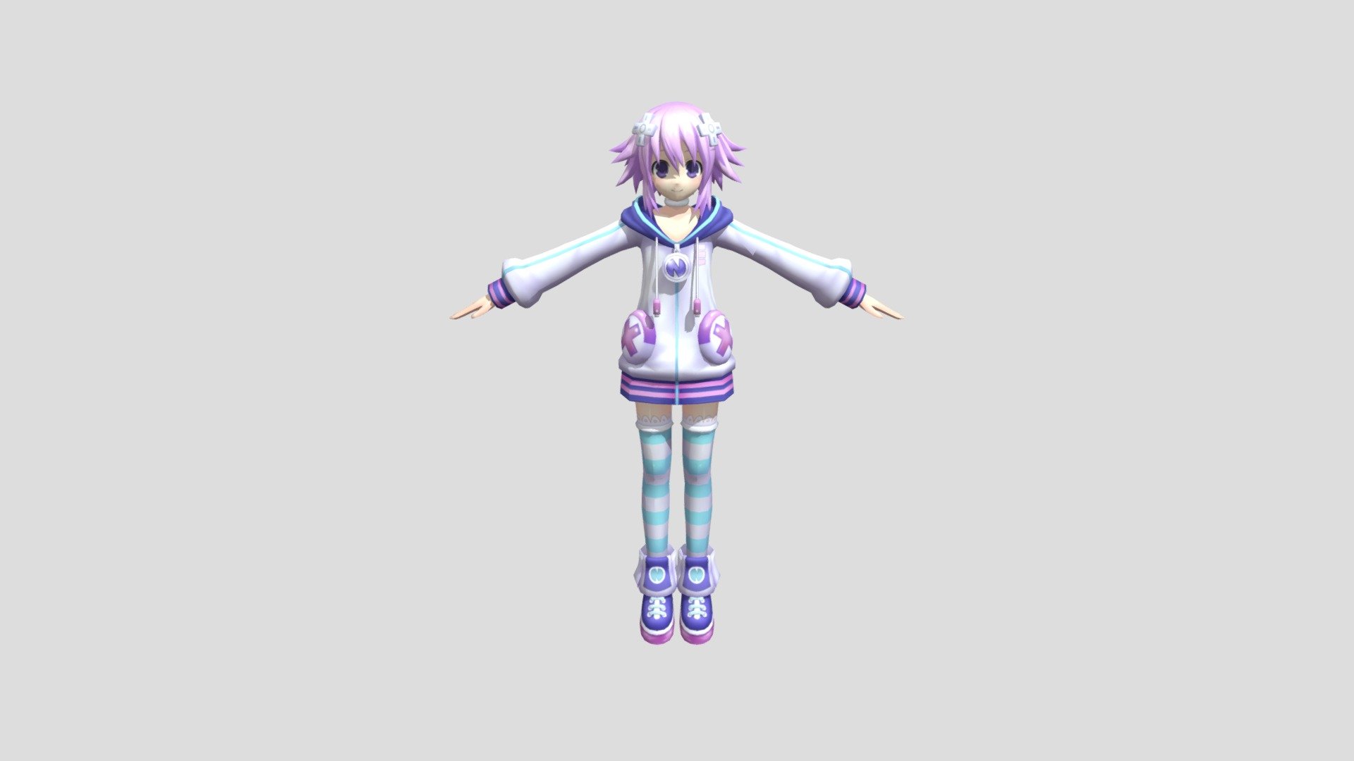 Neptune Neptunia - Download Free 3D model by IZZ08 (@faizmikey333 ...
