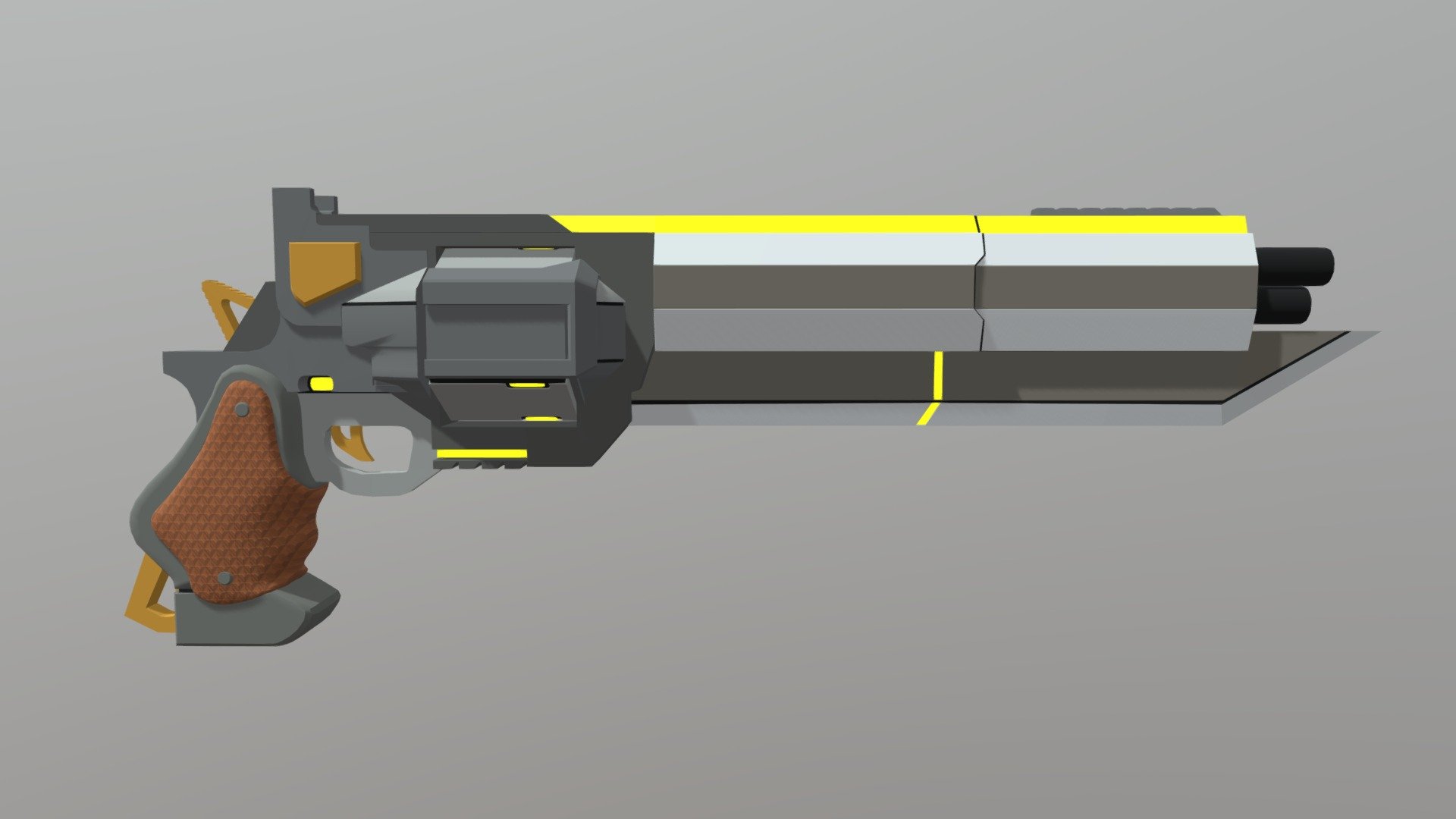 Redeemer Revolver II - 3D model by squill (@squillisthebest) [f5737e9 ...