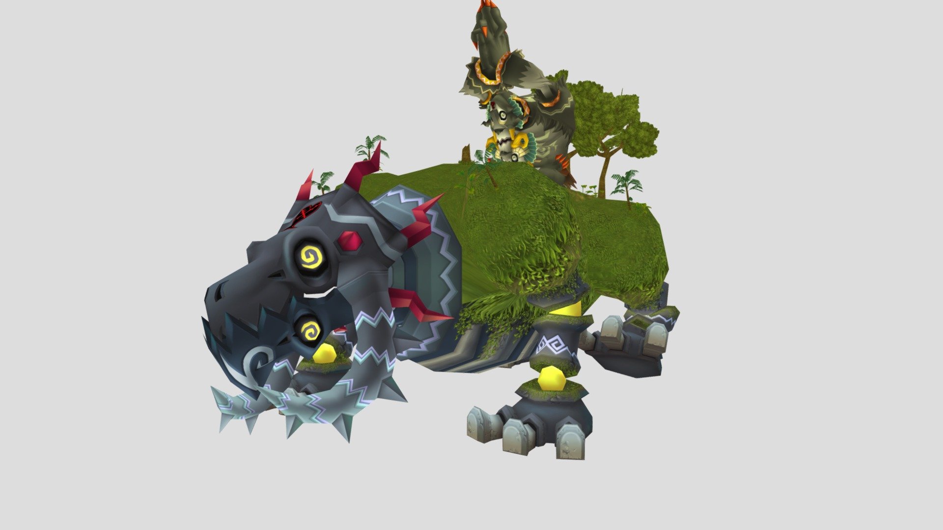 Groundshaker - Kingdom Hearts II - Download Free 3D model by Catholomew ...
