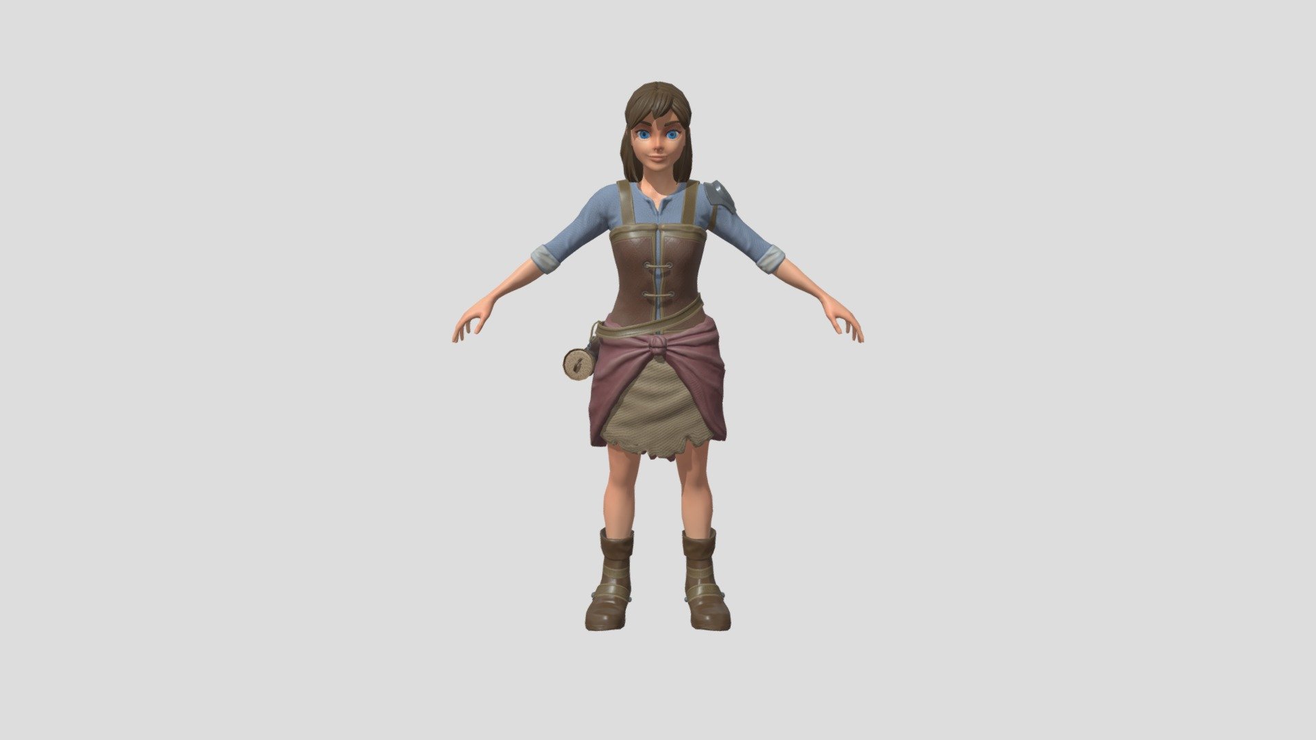 "Ensley" Stylized character - 3D model by ChasesDesigns [f574f8b ...