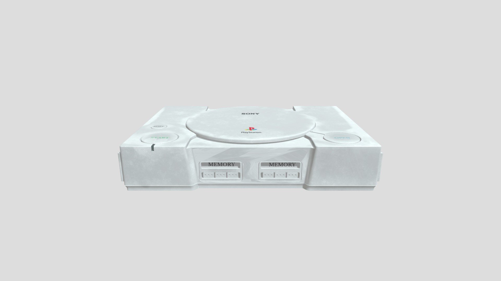 PlayStation (PSX) Console - 3D model by ArmedShrimp [f575b84] - Sketchfab