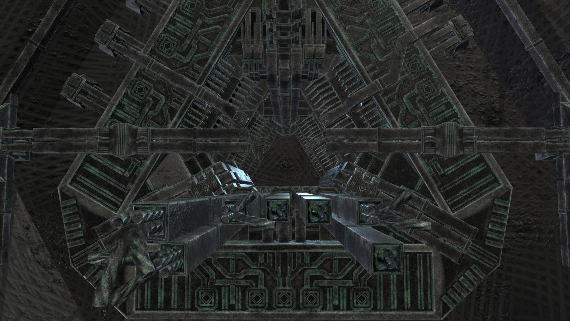 Alien Ruins Greeble - Download Free 3D model by Feivelyn [f57601f ...