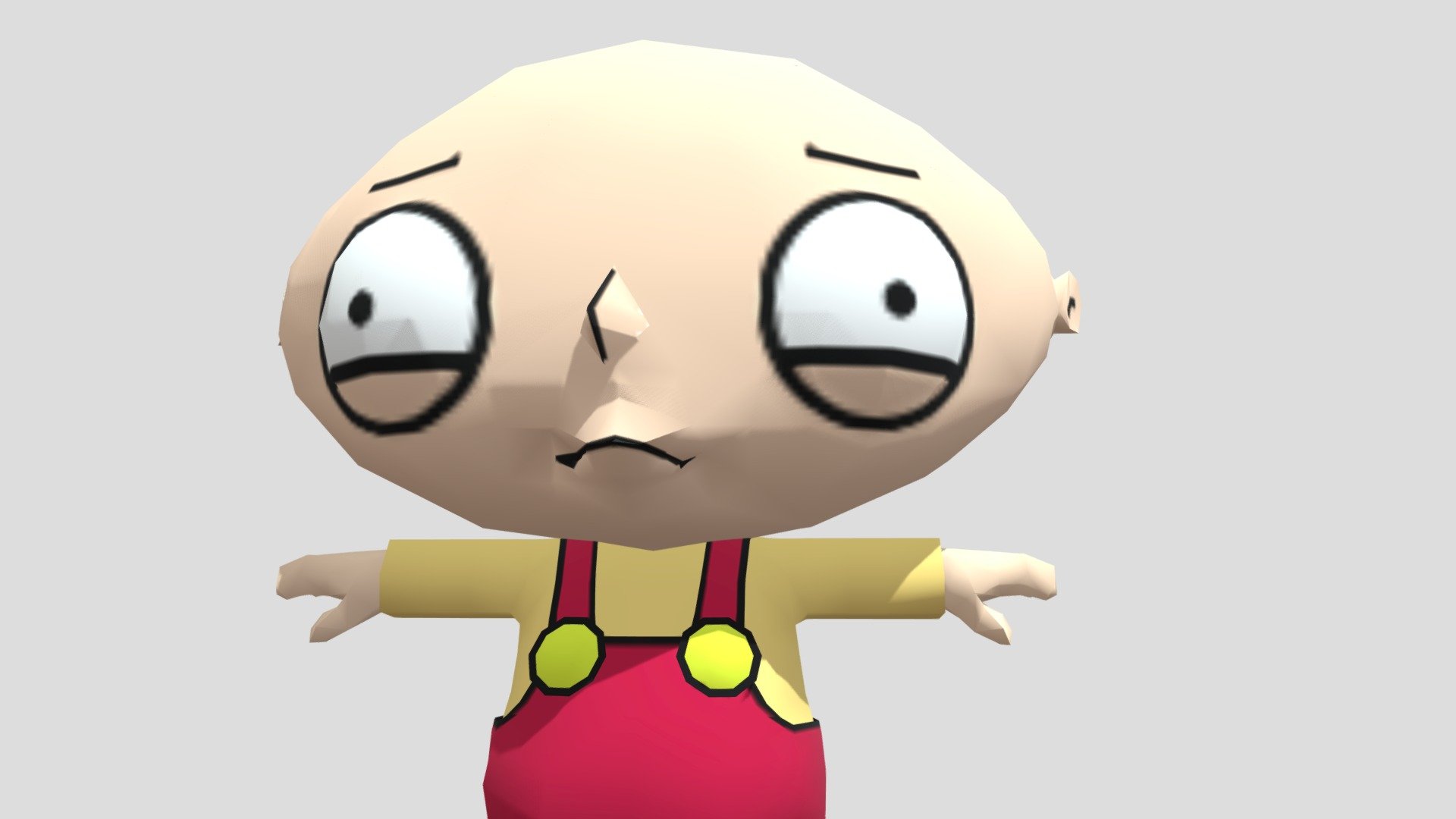 Stewie Griffin With nose - Download Free 3D model by Thomas The Tank ...