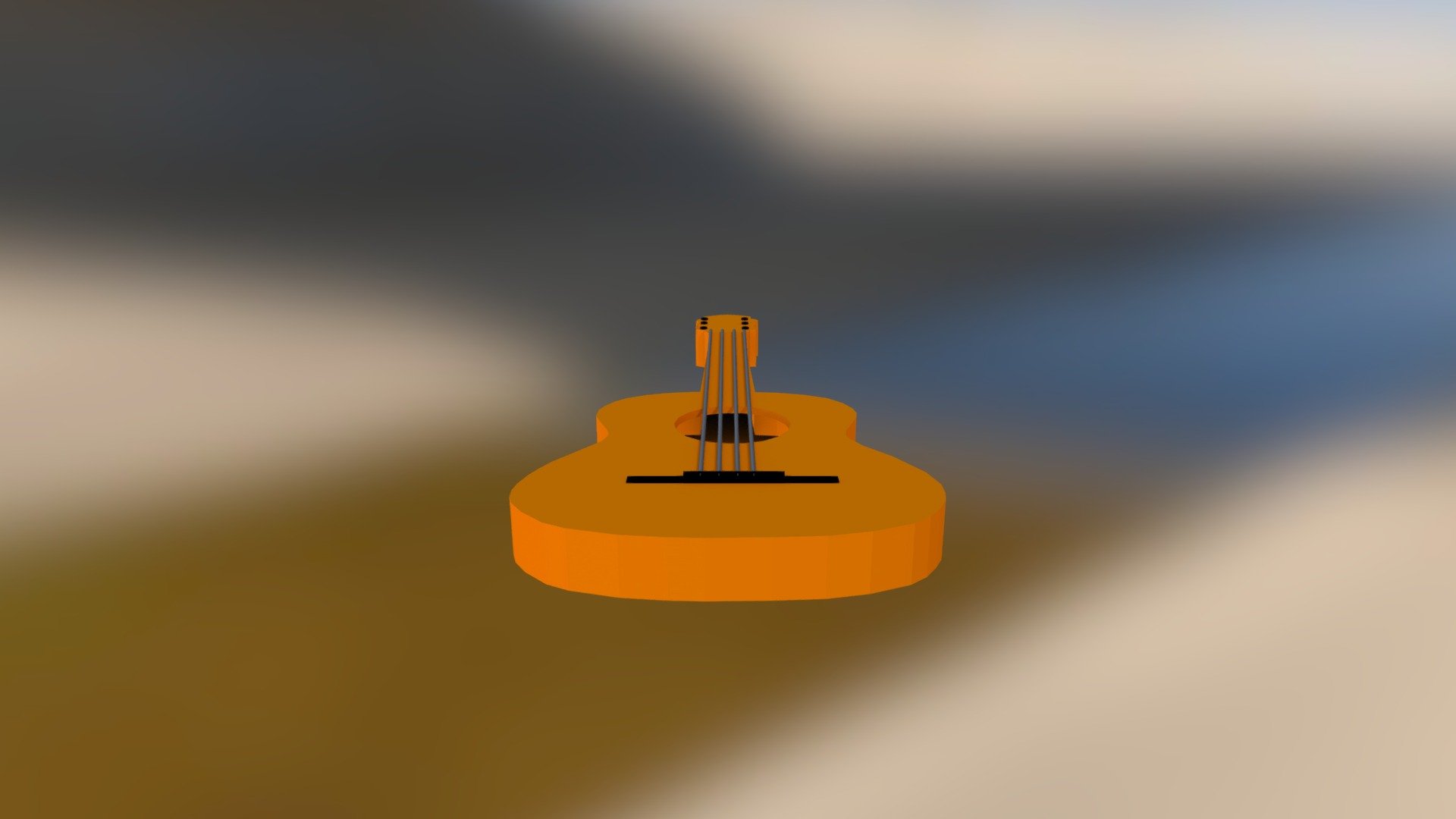 Guitar - 3D model by boris_larionovo_3dsmax [f577214] - Sketchfab