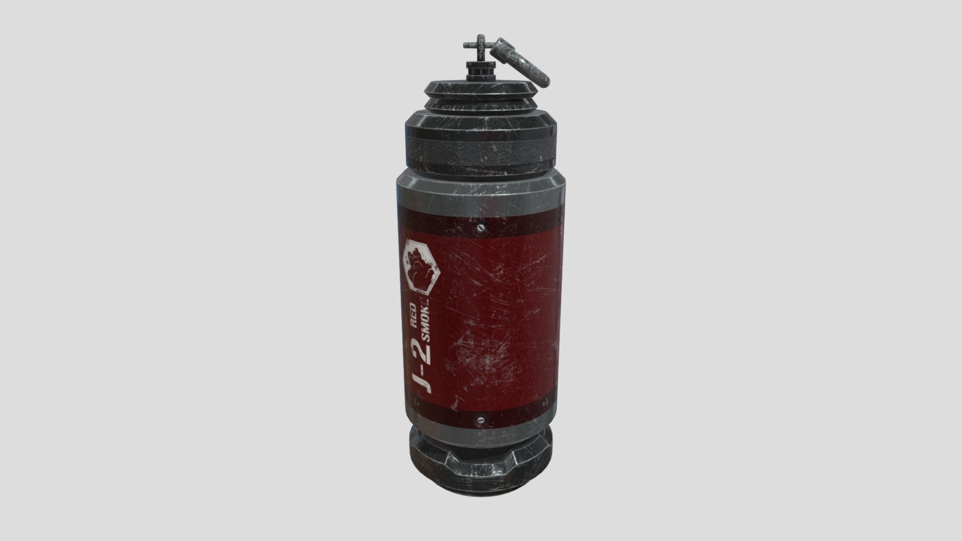 Red Smoke Grenade - 3D model by TJMmason [f577225] - Sketchfab