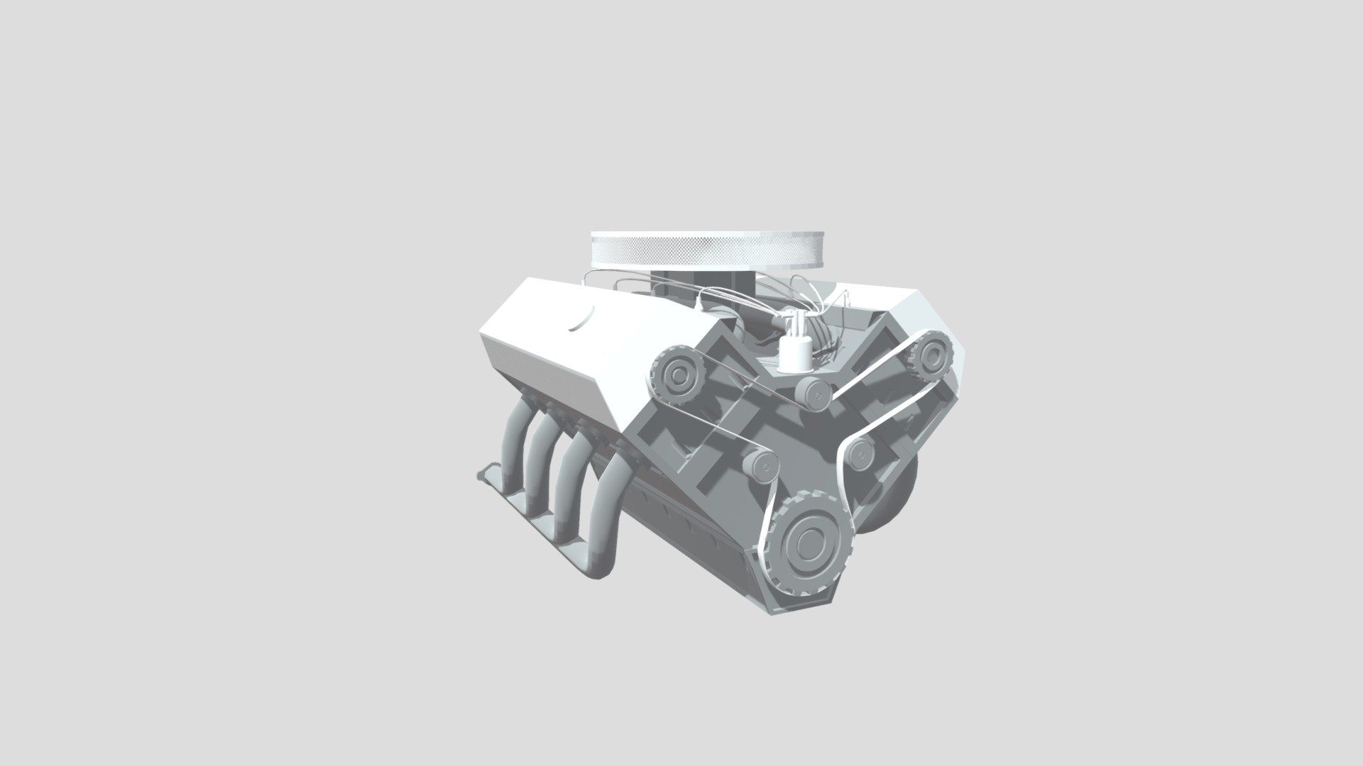 V8 Engine (in Parts) - 3D model by sviatoslav.kovzik [f5785ce] - Sketchfab