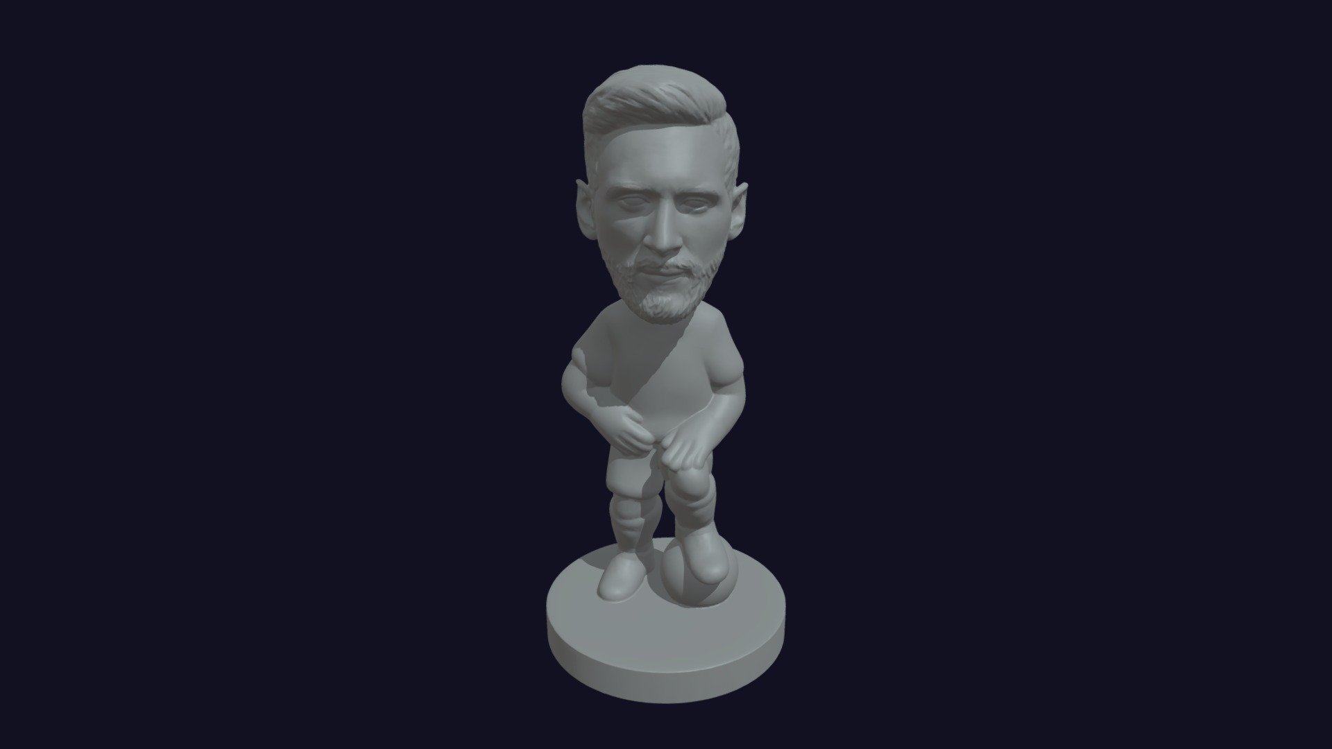 LIONEL MESSI PRINTABLE MODEL - 3D model by mhmdalan [f578eca] - Sketchfab